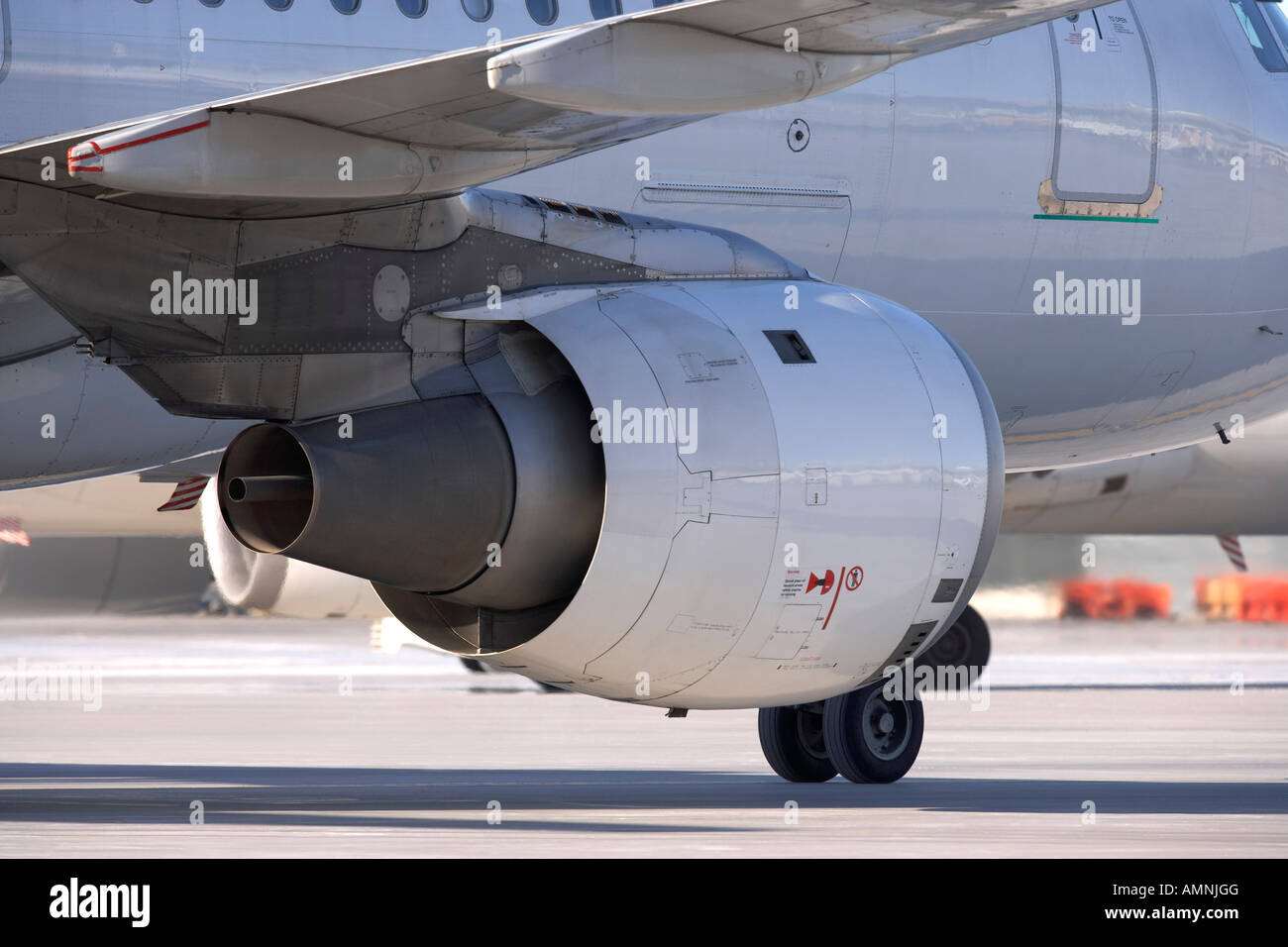 Engine of Airplane Stock Photo - Alamy