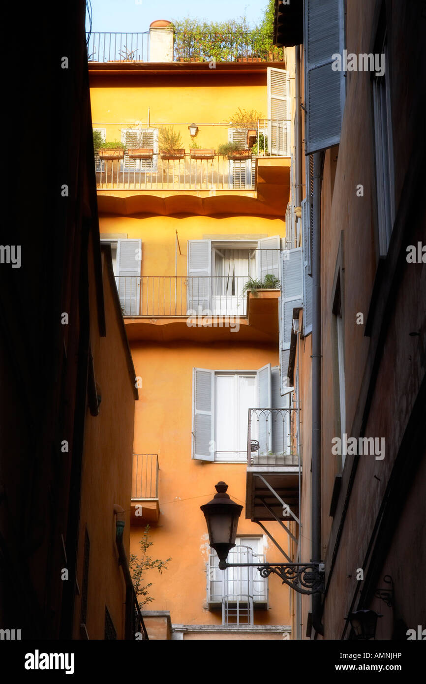 Alleyway, Rome, Italy Stock Photo - Alamy
