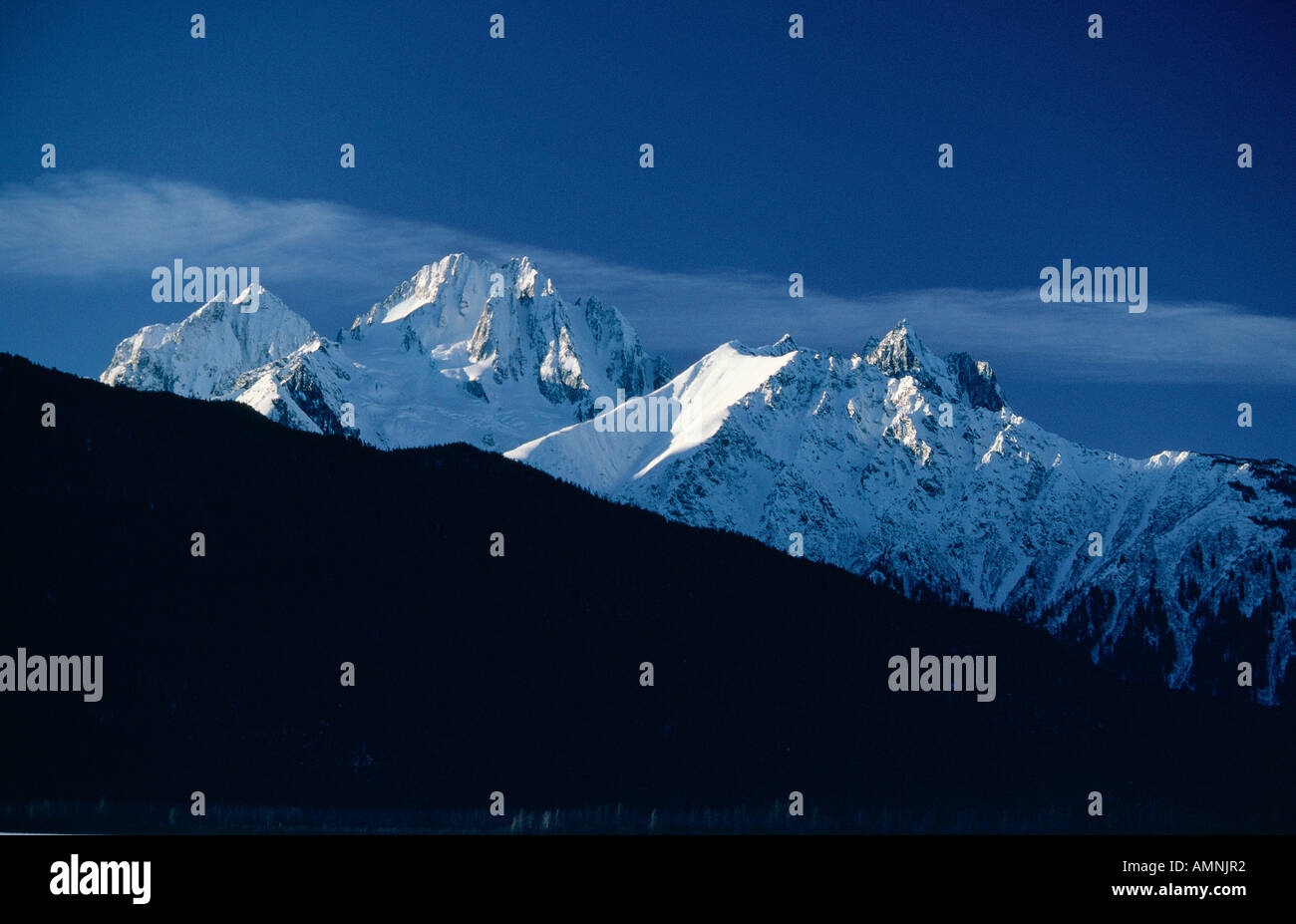 Chilkat Range, Glacier Bay, Alaska, USA Stock Photo - Alamy