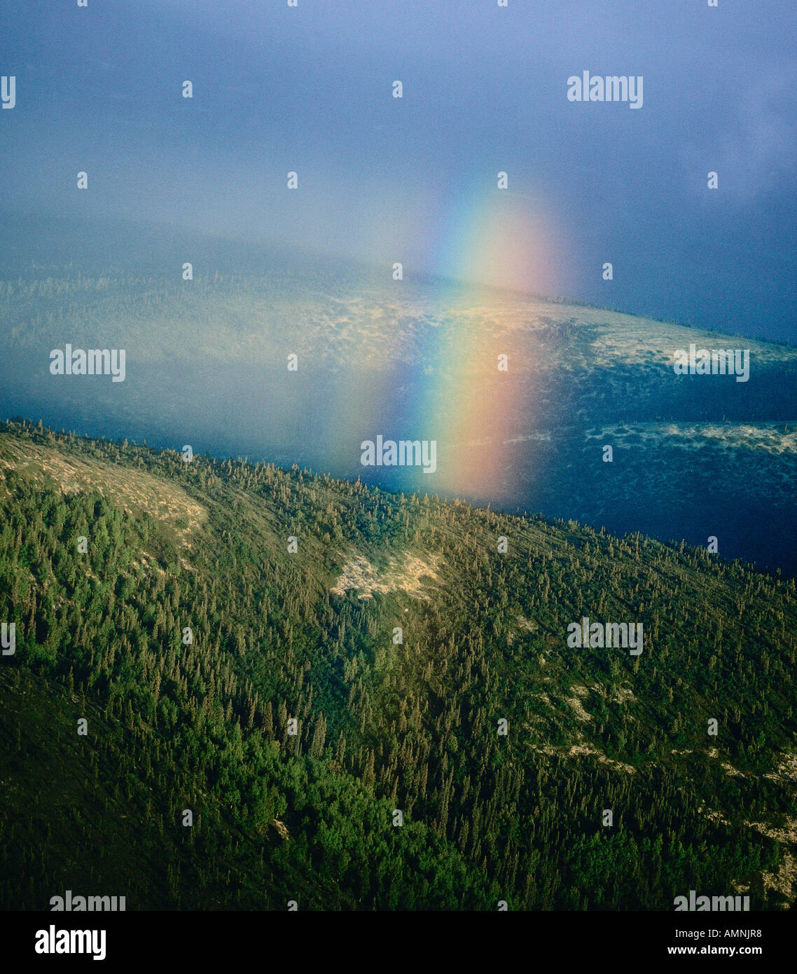 Rainbow over the alaska range hi-res stock photography and images - Alamy