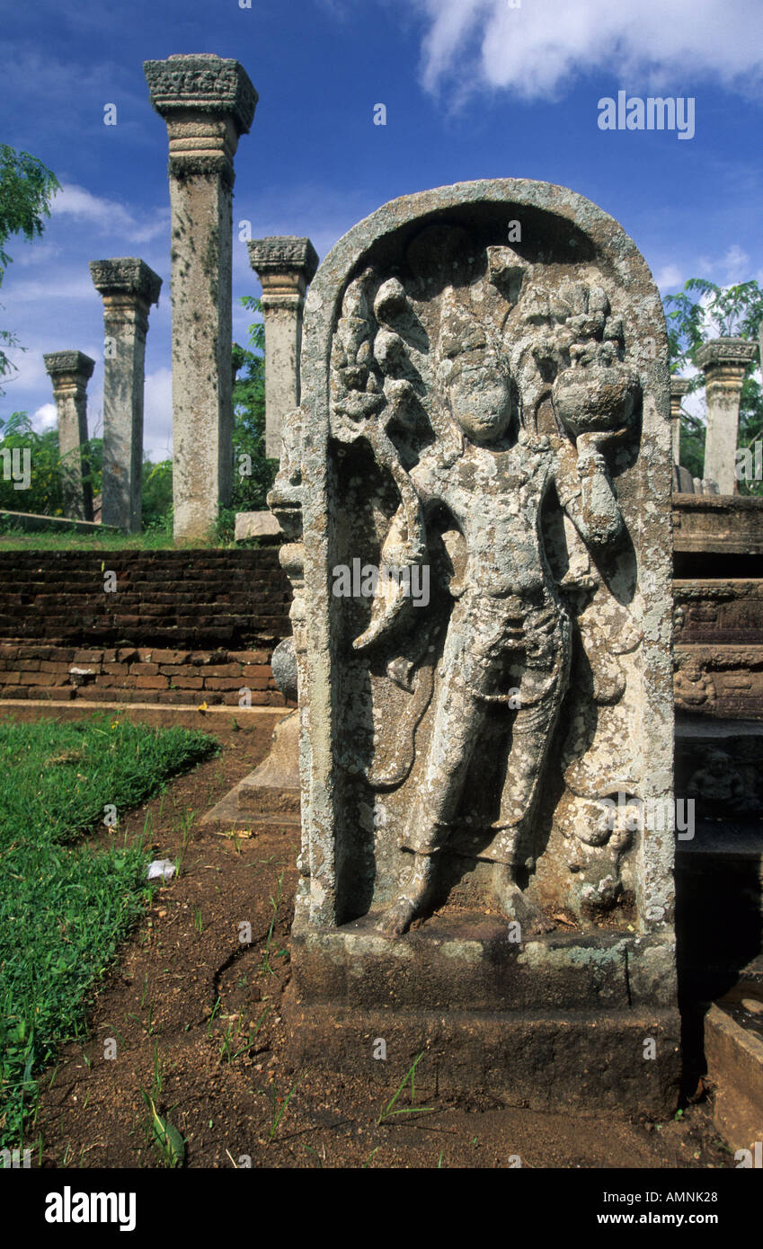 antique statue at Mahasen palace in Anuradhapura Stock Photo - Alamy