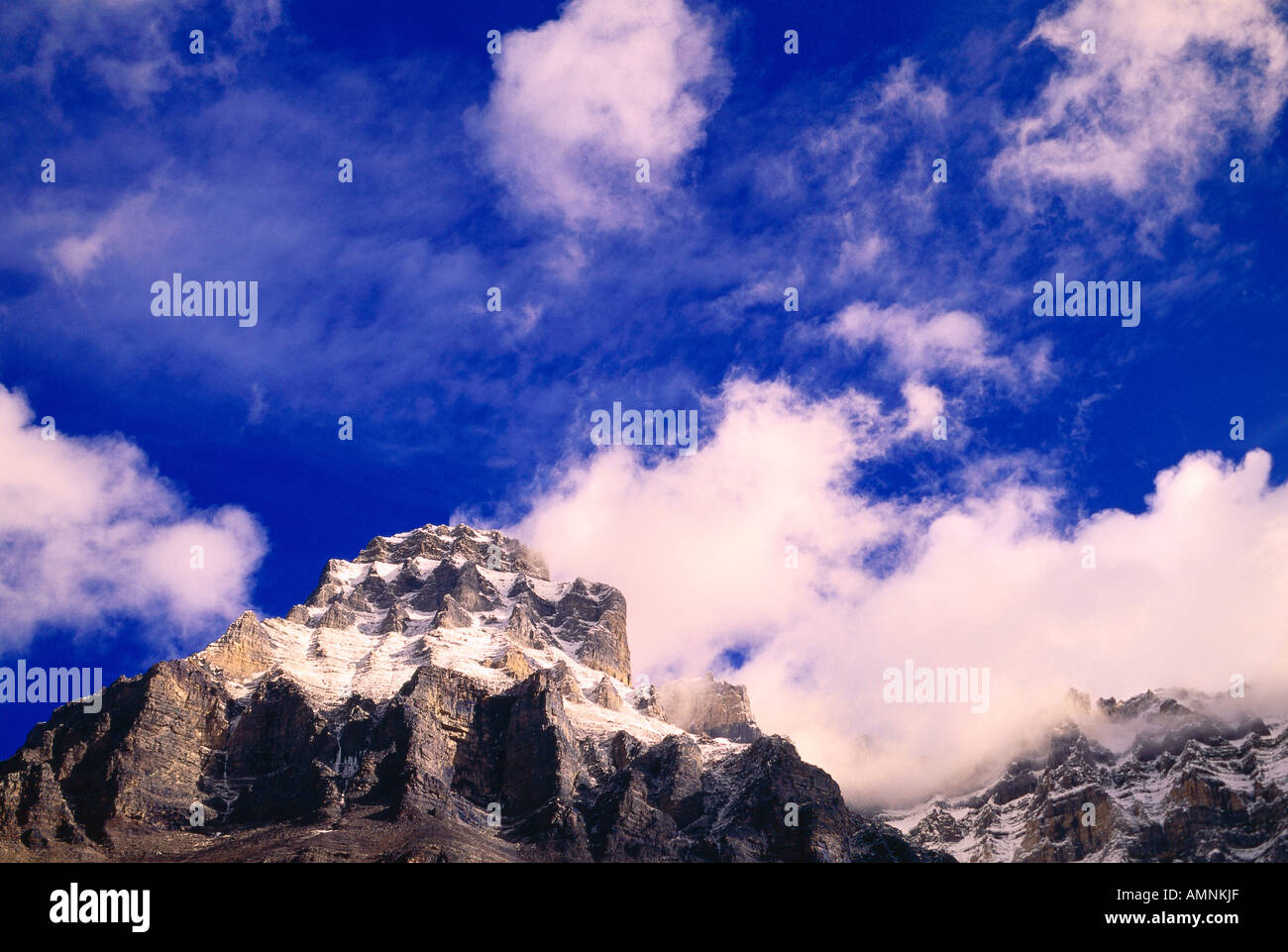 Mount Huber, Yoho National Park, British Columbia, Canada Stock Photo ...