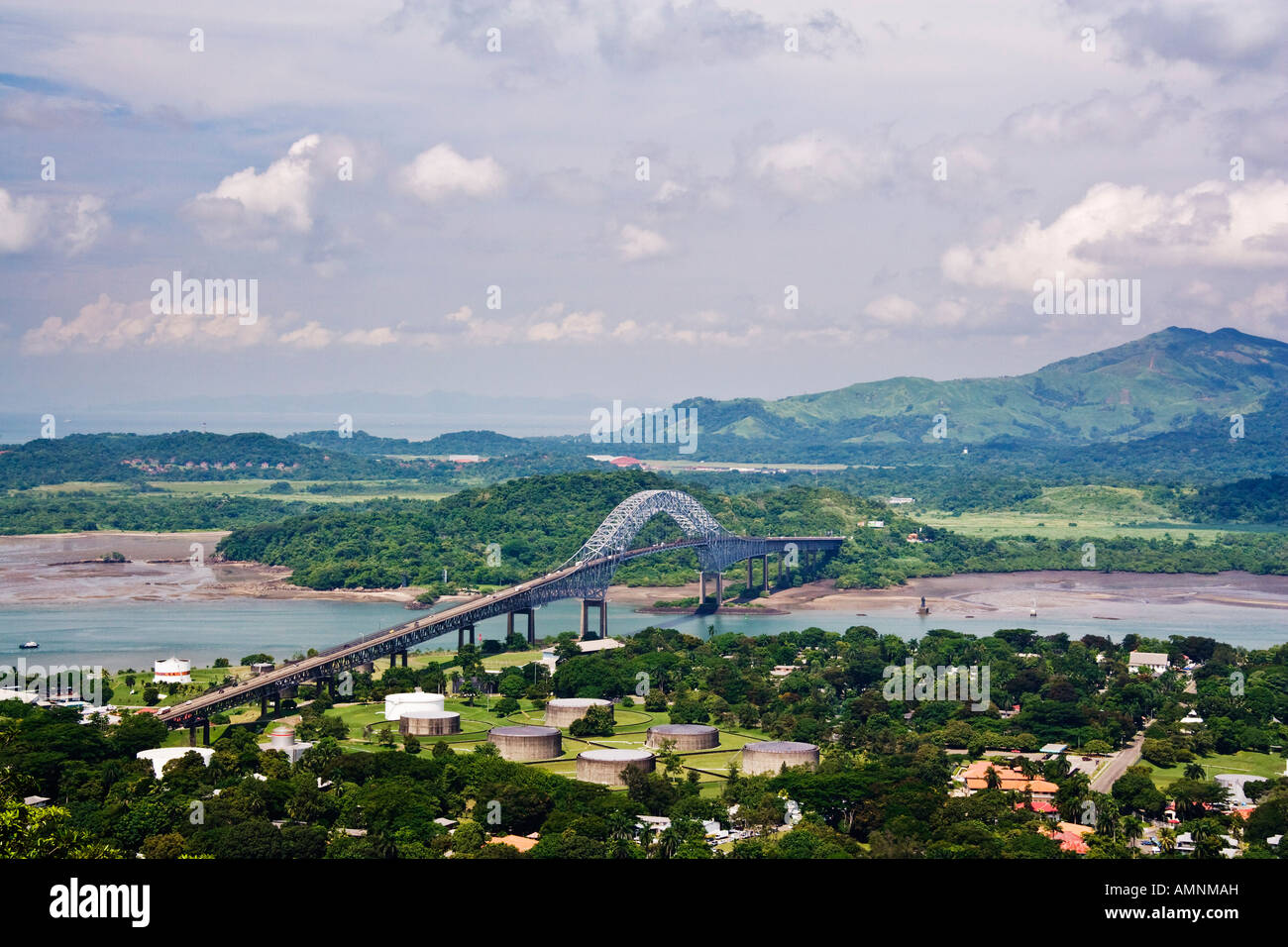 Bridge of the Americas, Panama Stock Photo - Alamy