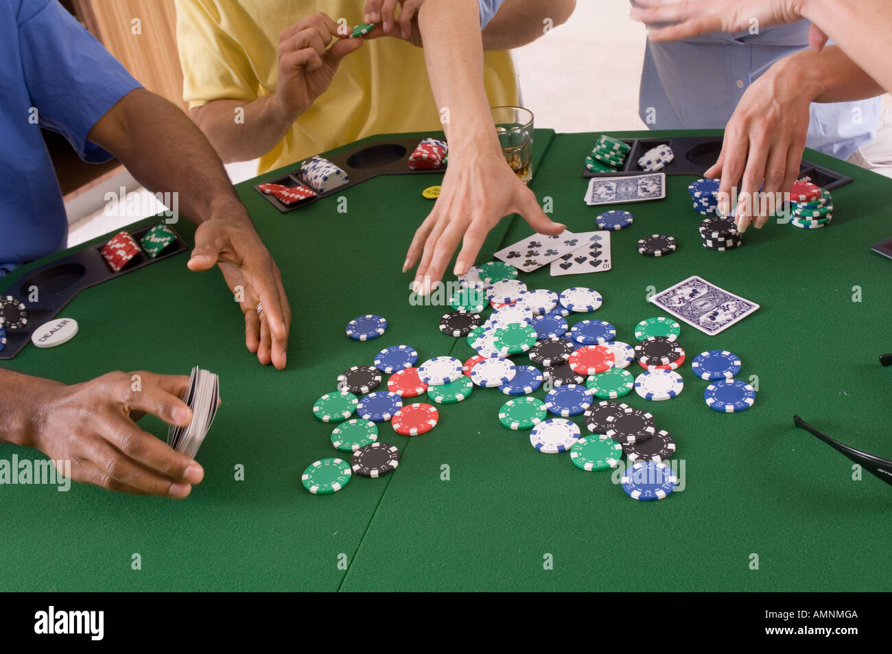 Brother sister playing cards hi-res stock photography and images - Alamy
