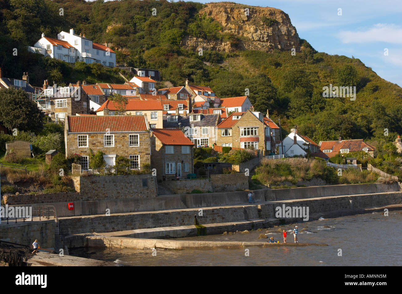Runswick Bay Village North Yorkshire England Stock Photo - Alamy