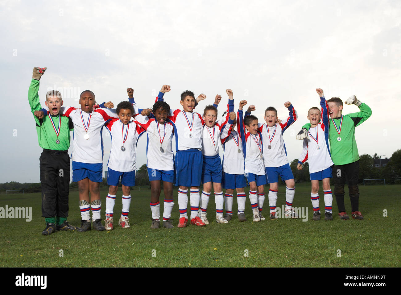 Soccer team gold medal goalie hi-res stock photography and images - Alamy