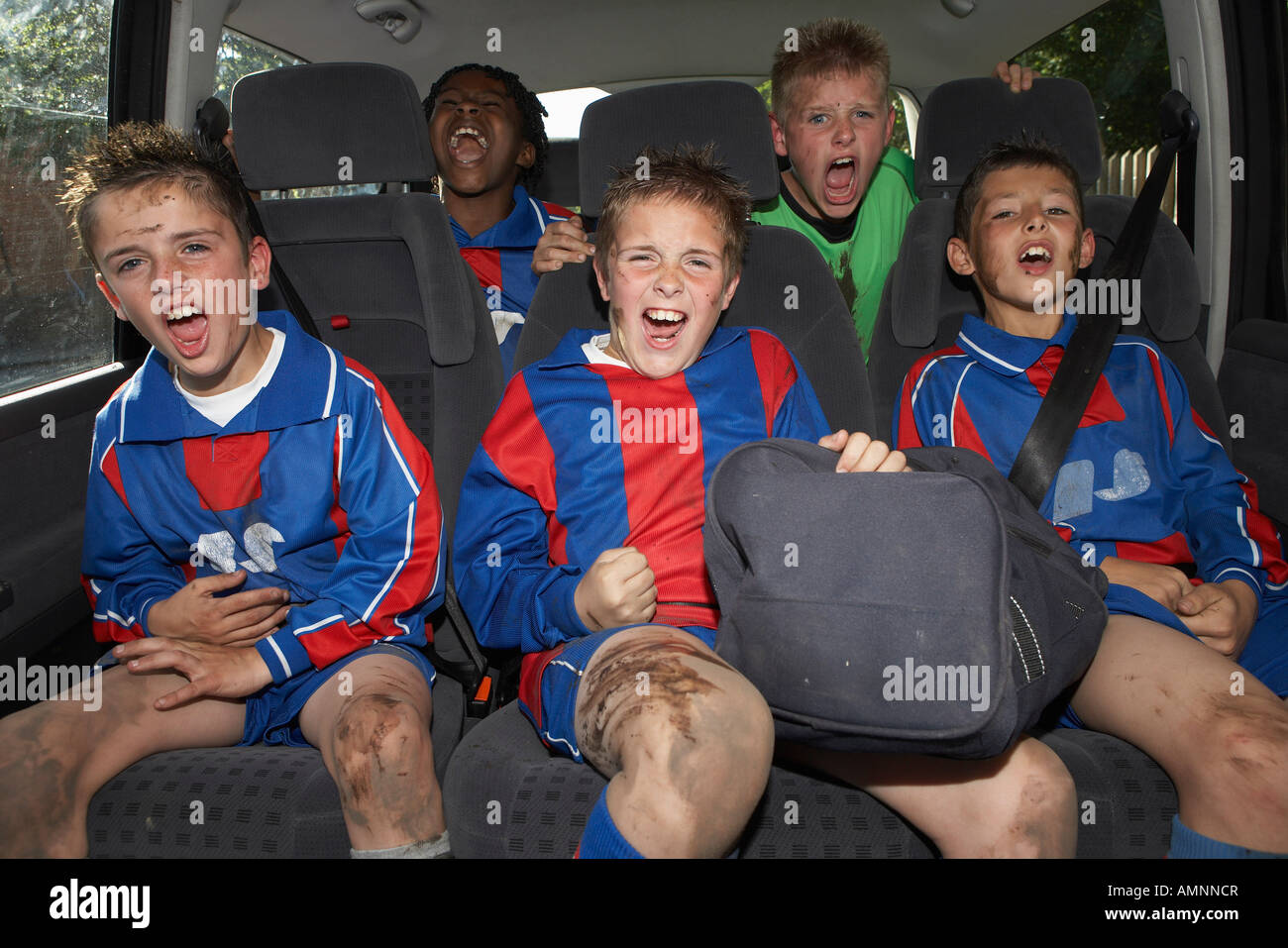 Boy Inside Car High Resolution Stock Photography and Images - Alamy