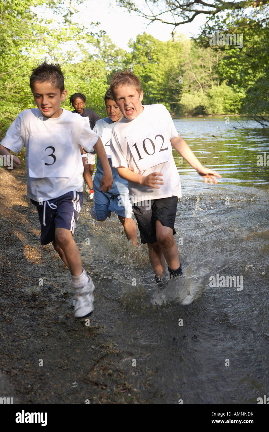 African american boy running track hi-res stock photography and images ...