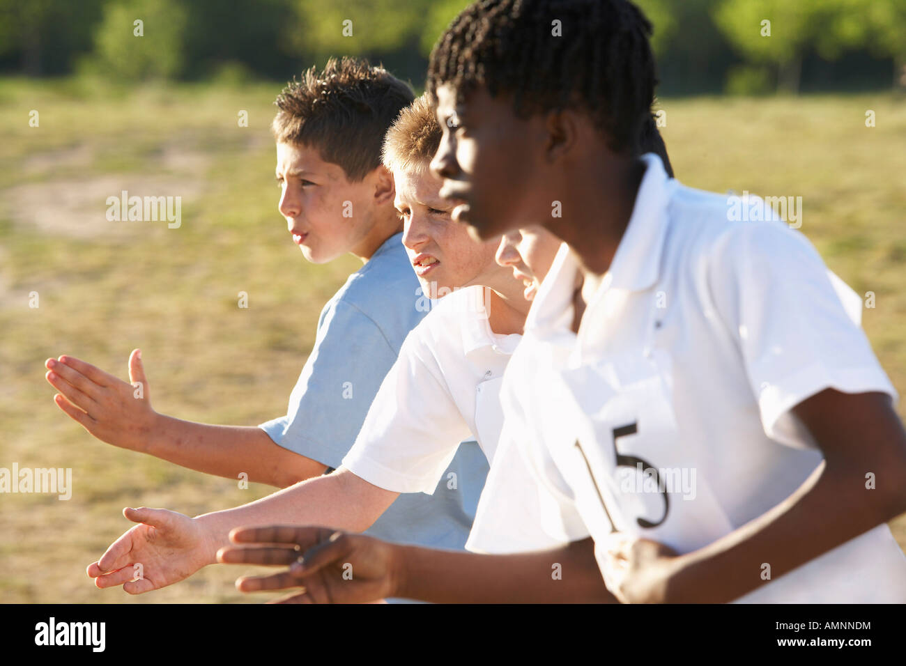 African american boy running track hi-res stock photography and images ...