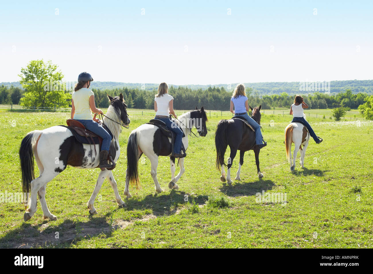 Woman Riding Horse Back High Resolution Stock Photography and Images ...