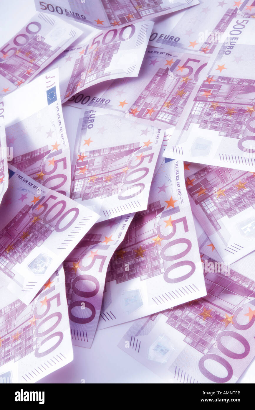 Closeup view of euros bill notes hi-res stock photography and images ...