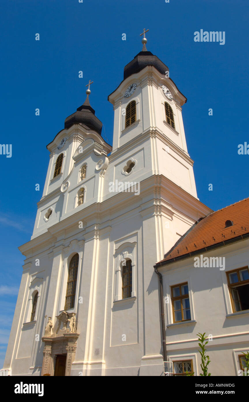 Benedictine Abbey and Church on Lake Balaton Tihany Balaton Hungary ...