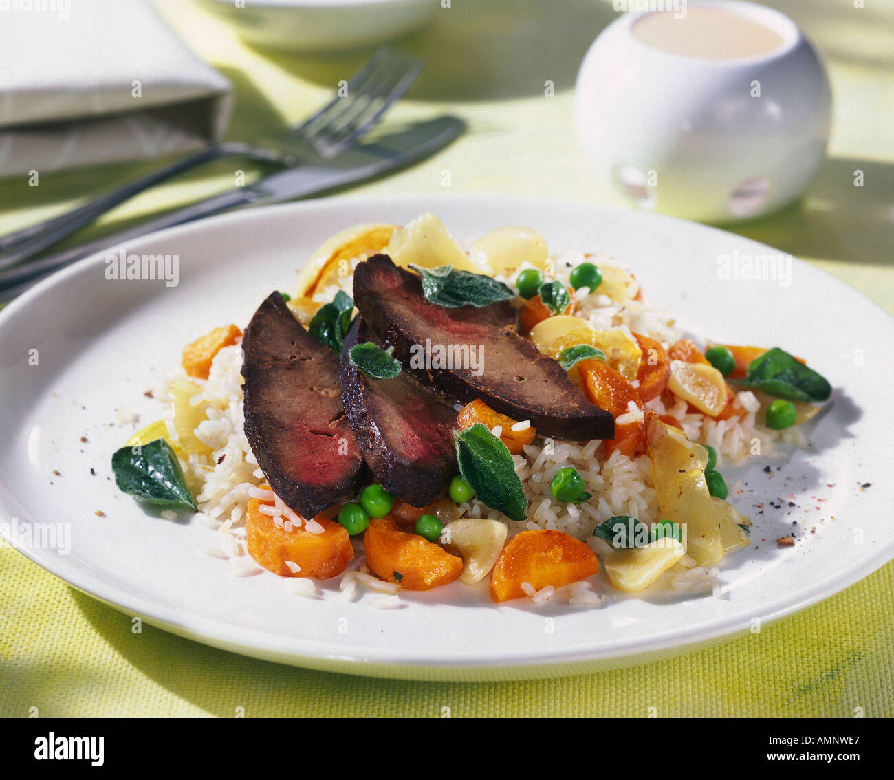 Risotto with liver hi-res stock photography and images - Alamy