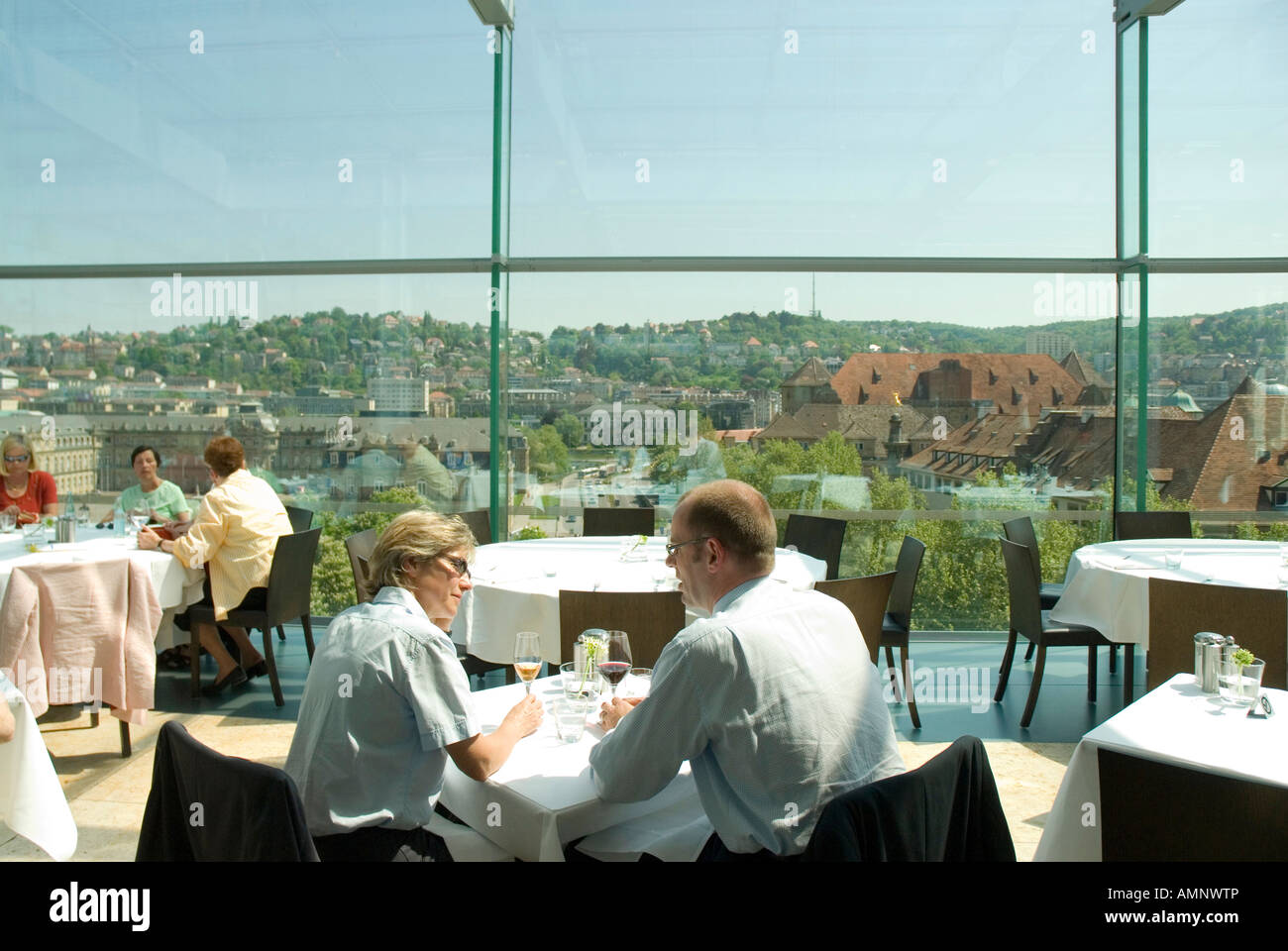 Cube restaurant STUTTGART Germany Year 2007 Stock Photo - Alamy
