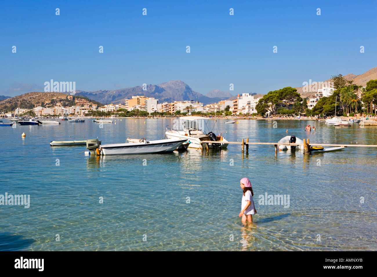PUERTO POLLENSA MAJORCA Stock Photo - Alamy