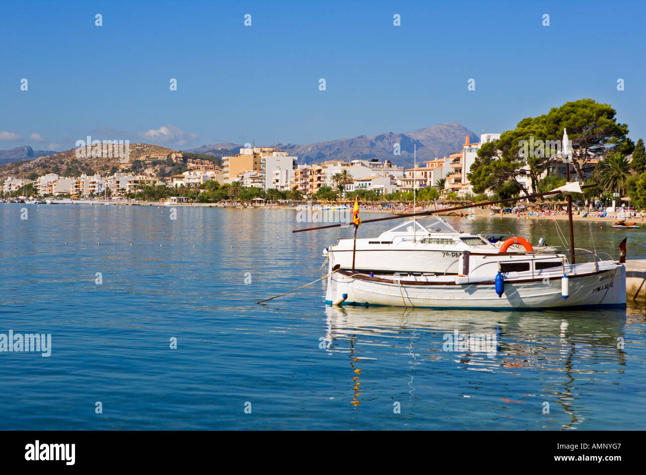 PUERTO POLLENSA MAJORCA Stock Photo - Alamy