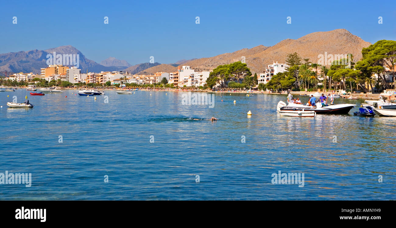 PUERTO POLLENSA MAJORCA Stock Photo - Alamy