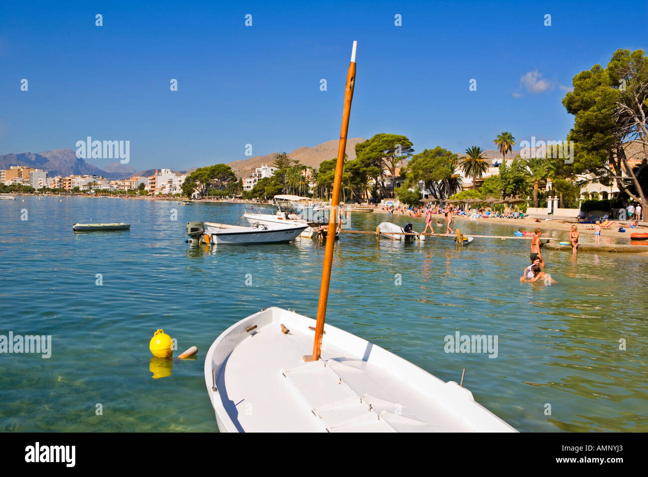 PUERTO POLLENSA MAJORCA Stock Photo - Alamy