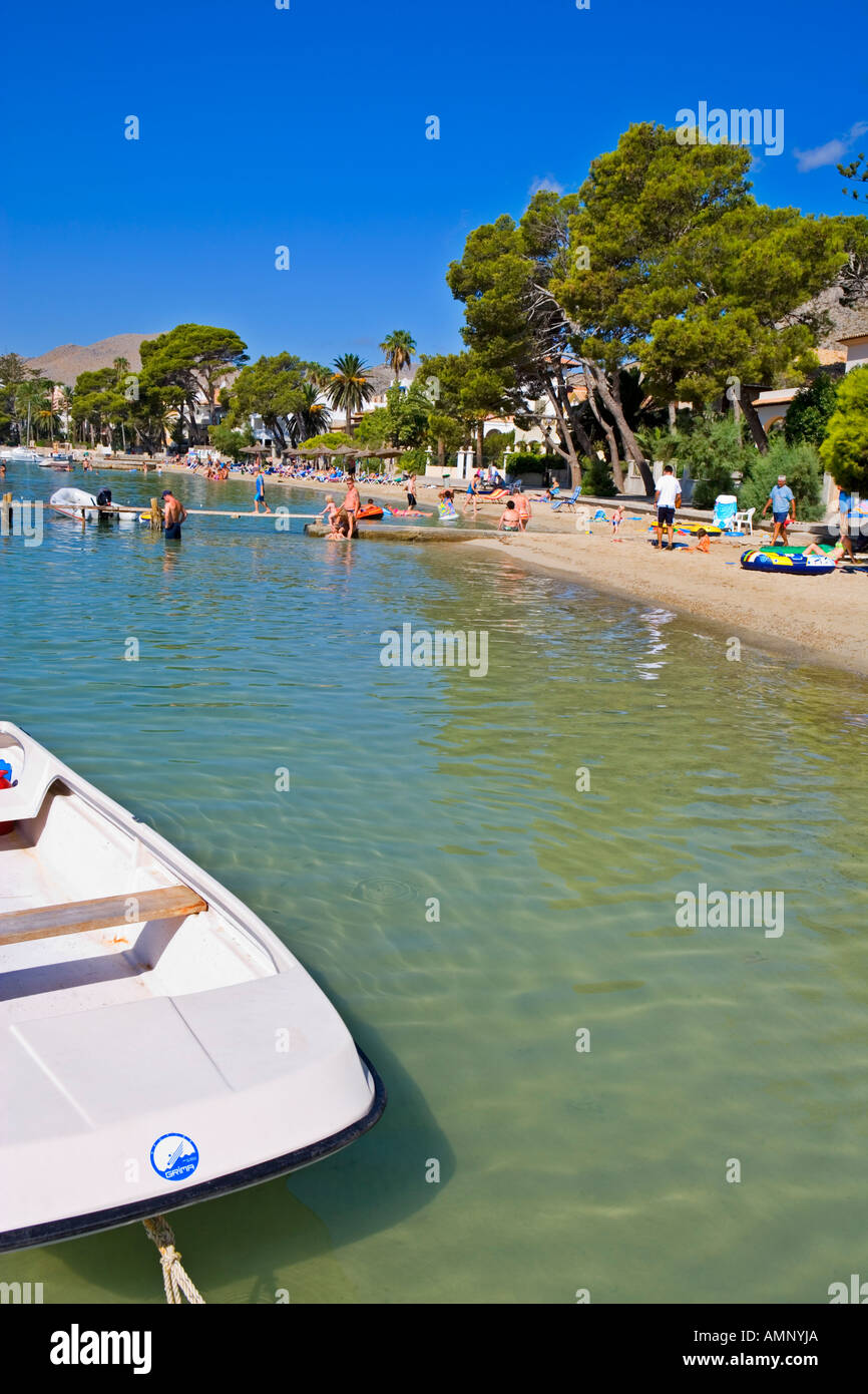 THE PINE WALKWAY PUERTO POLLENSA MAJORCA Stock Photo - Alamy