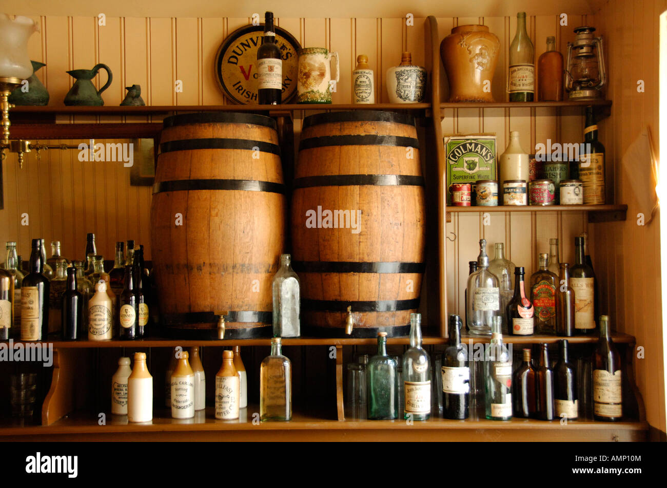Inside old bar Stock Photo - Alamy