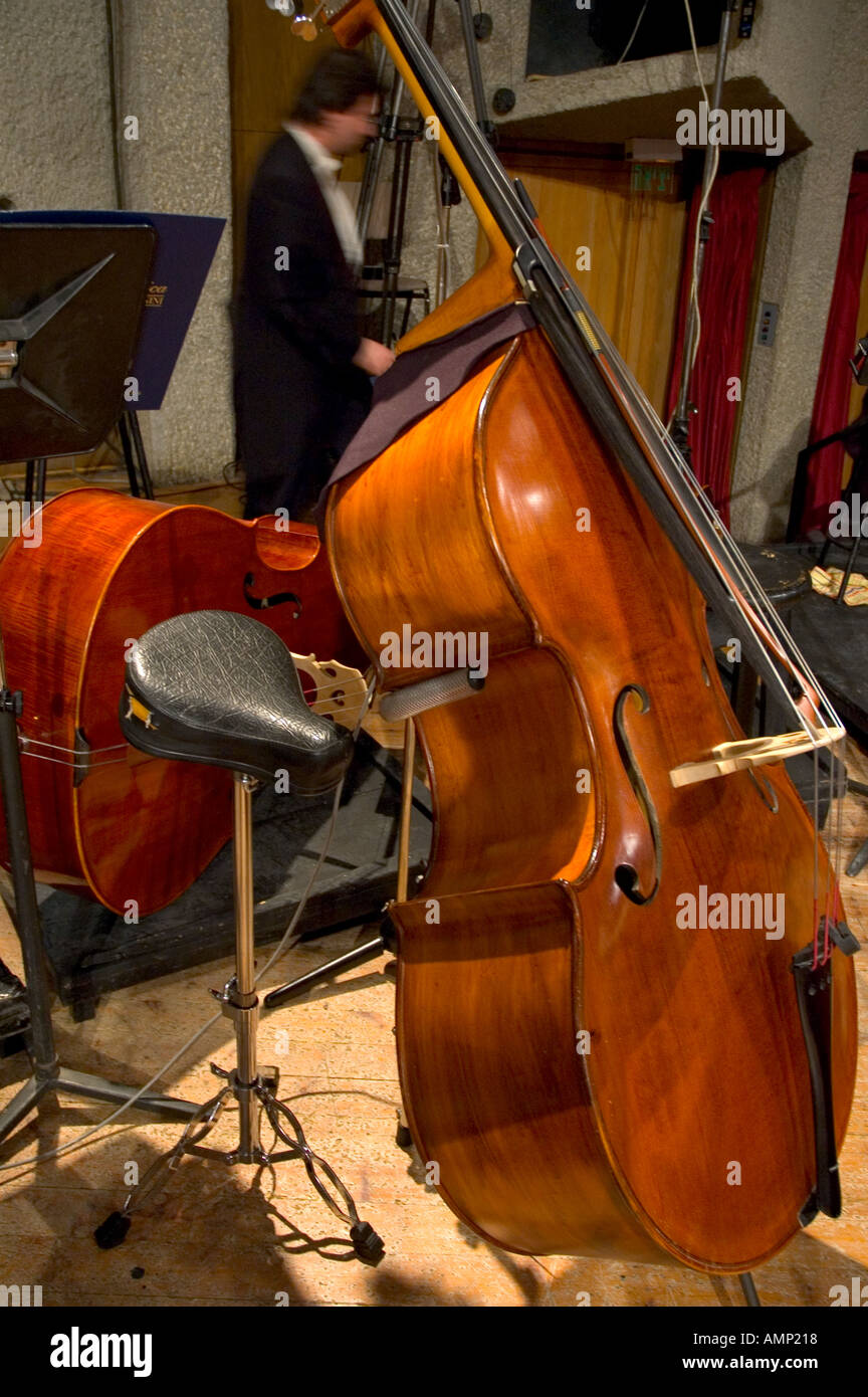 Israel Jerusalem Theatre concert hall several counterbasses and stalls ...