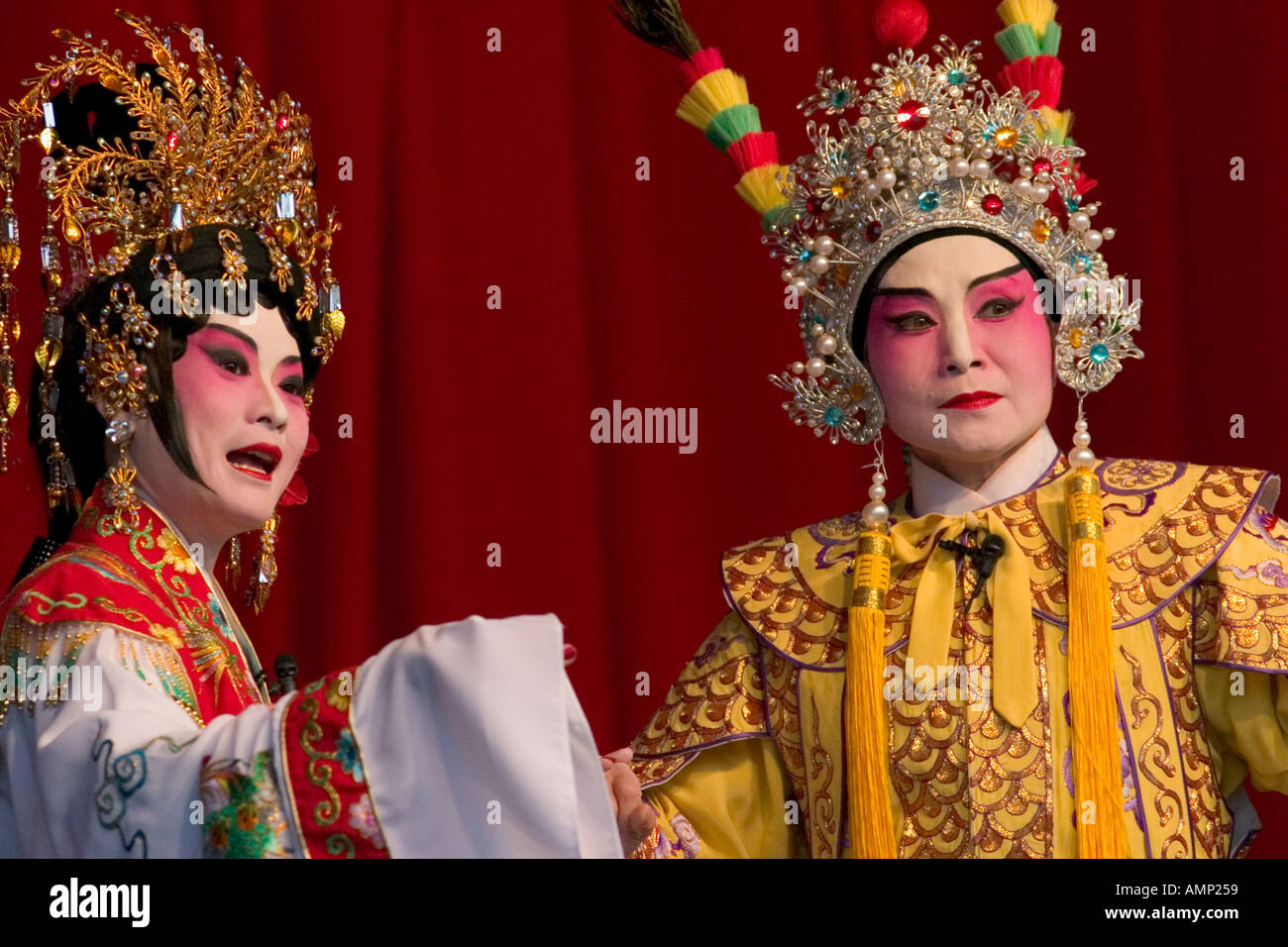 Chinese Opera Singers Stock Photo - Alamy