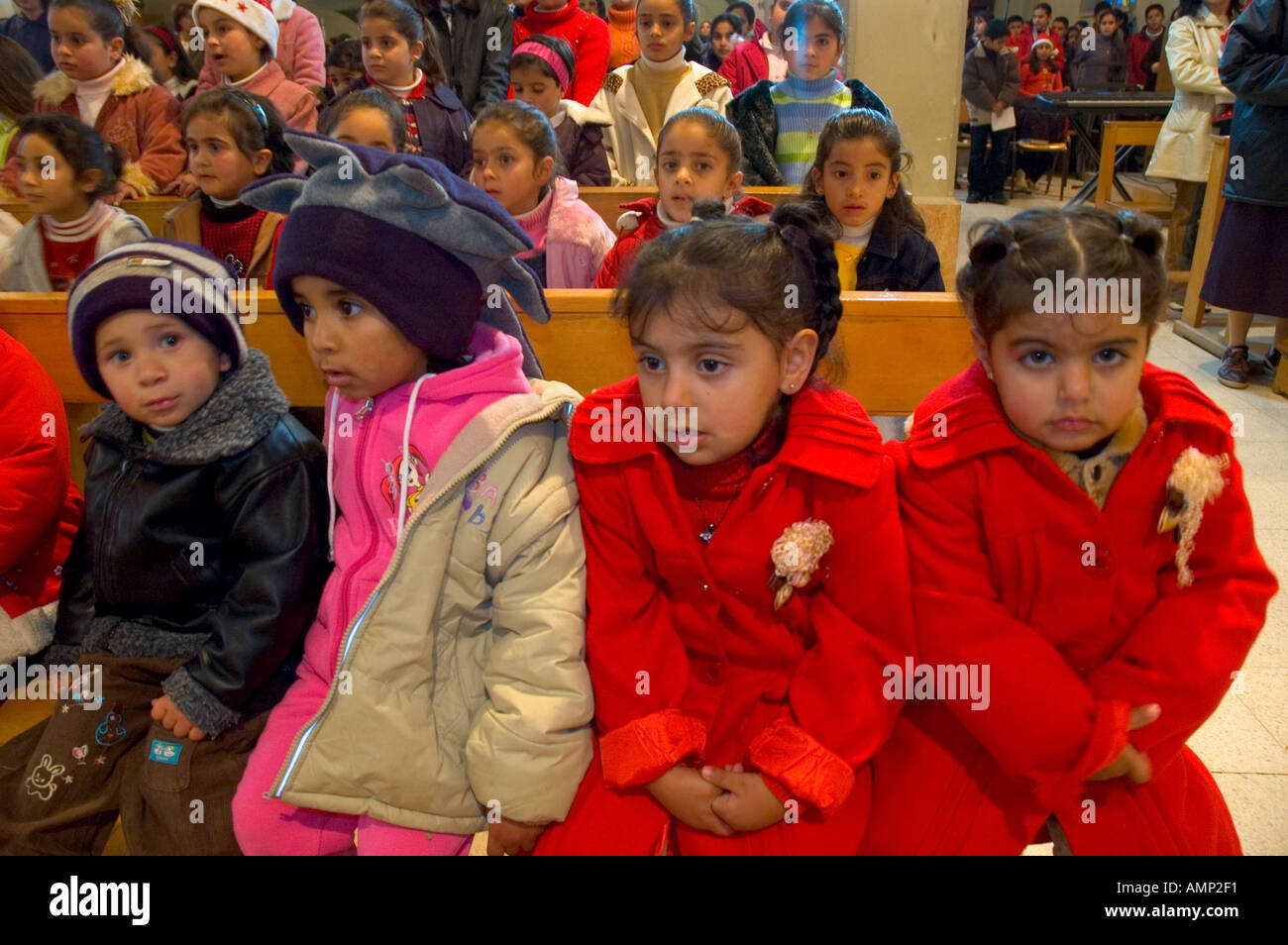 Palestinian Authority Ramallah area Christian village of Taybeh xmas ...