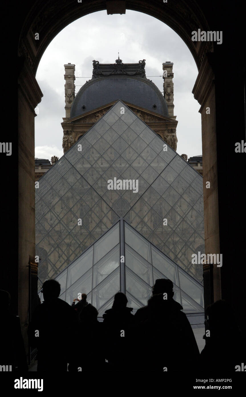 Pyramid at the Louvre Museum Paris France Stock Photo - Alamy