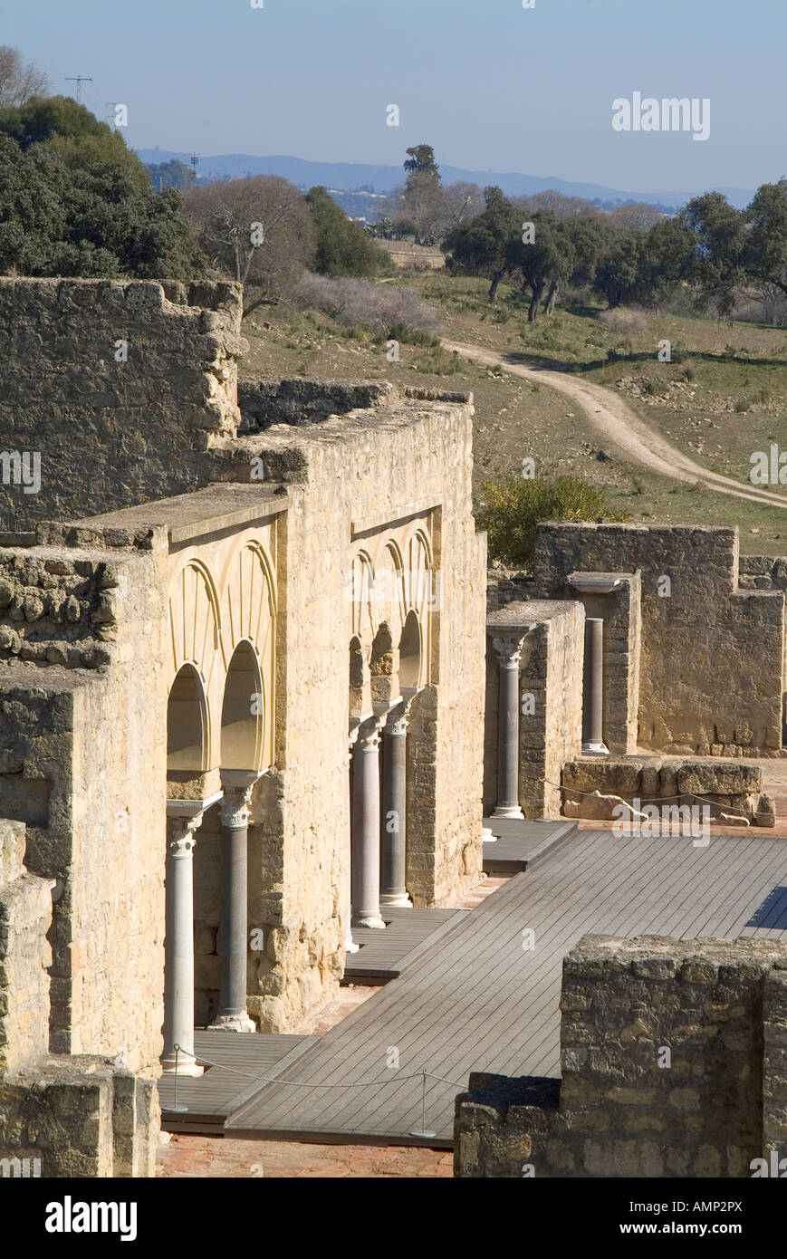 Upper Basilica building (10th century). Medina Azahara. Cordova ...