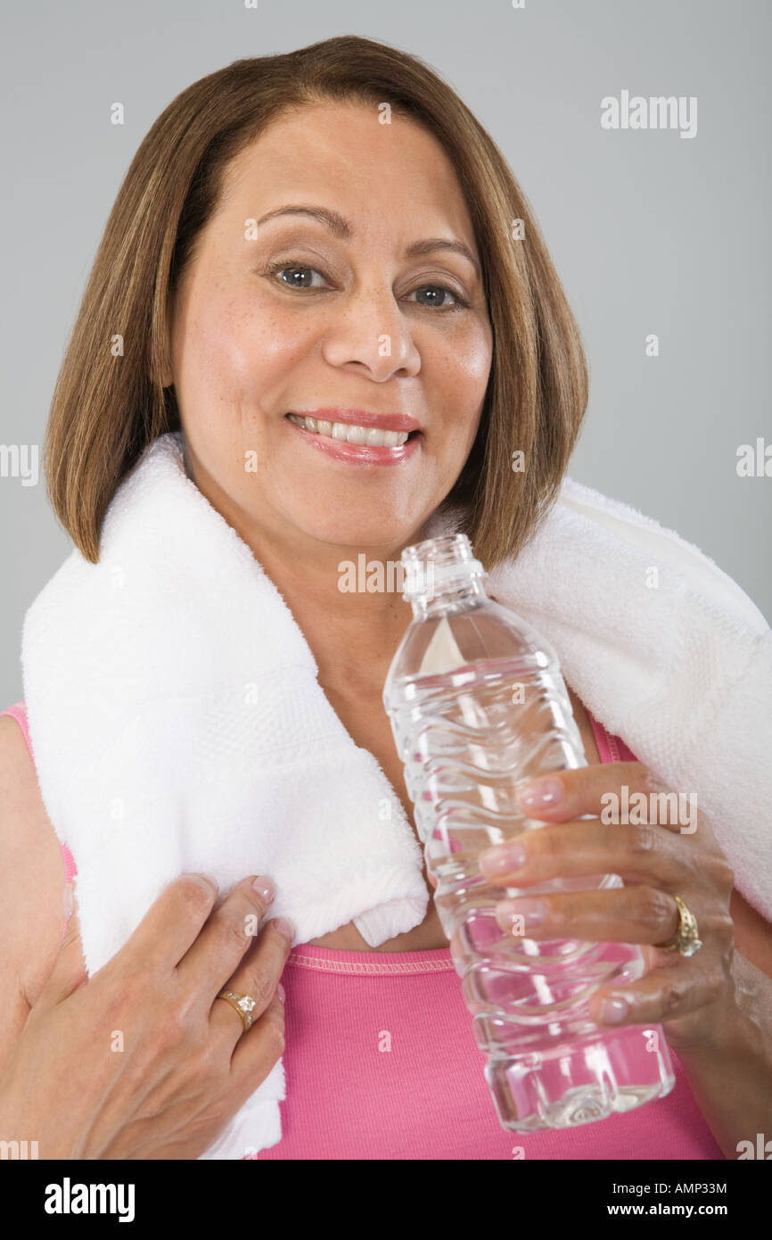 Healthy refreshment woman 50 hi-res stock photography and images - Alamy