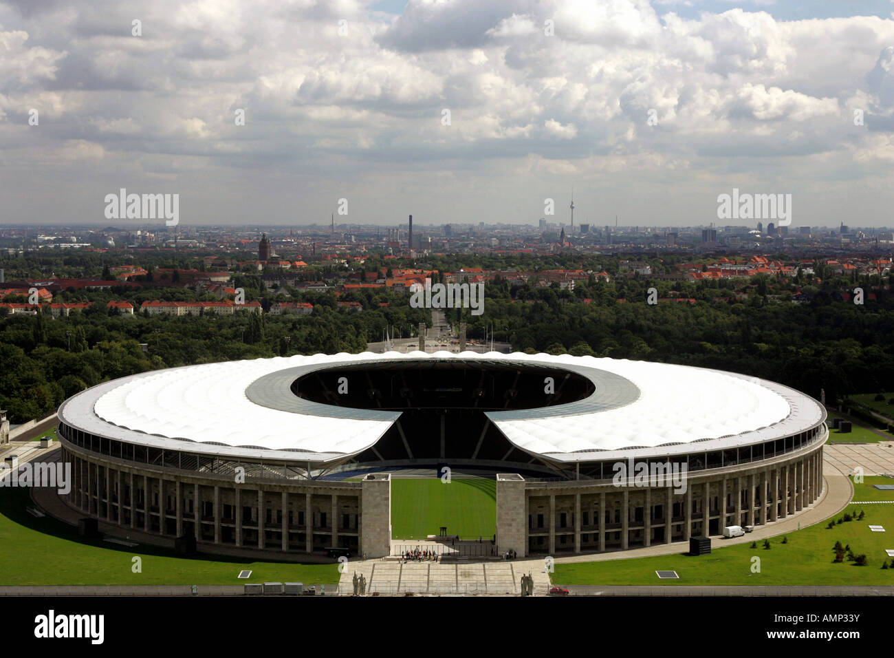 Aerial view of the Olympic Stadium in Berlin, Germany Stock Photo - Alamy