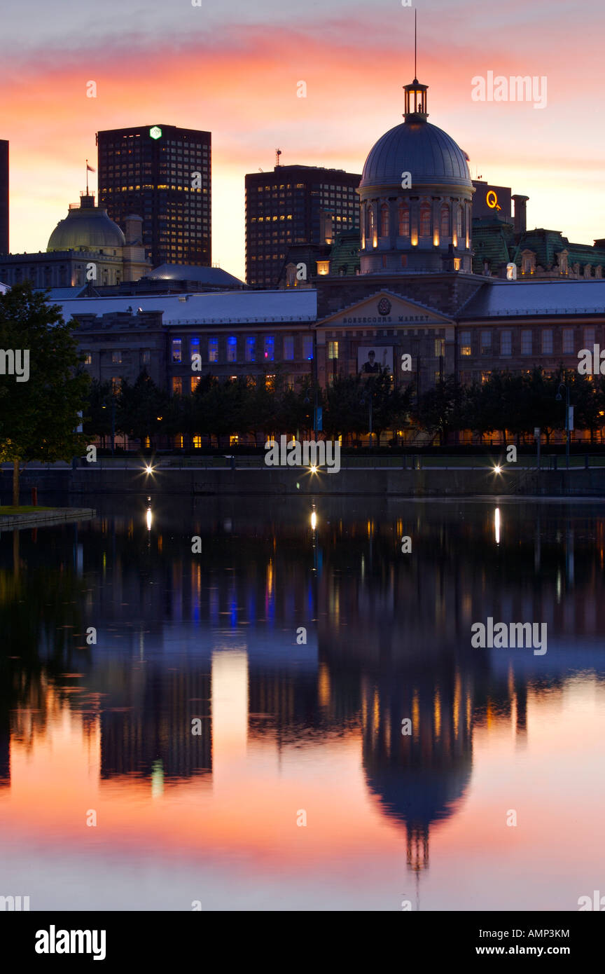 Bonsecours Market, Marche Bonsecours seen from the Bonsecours Basin at ...