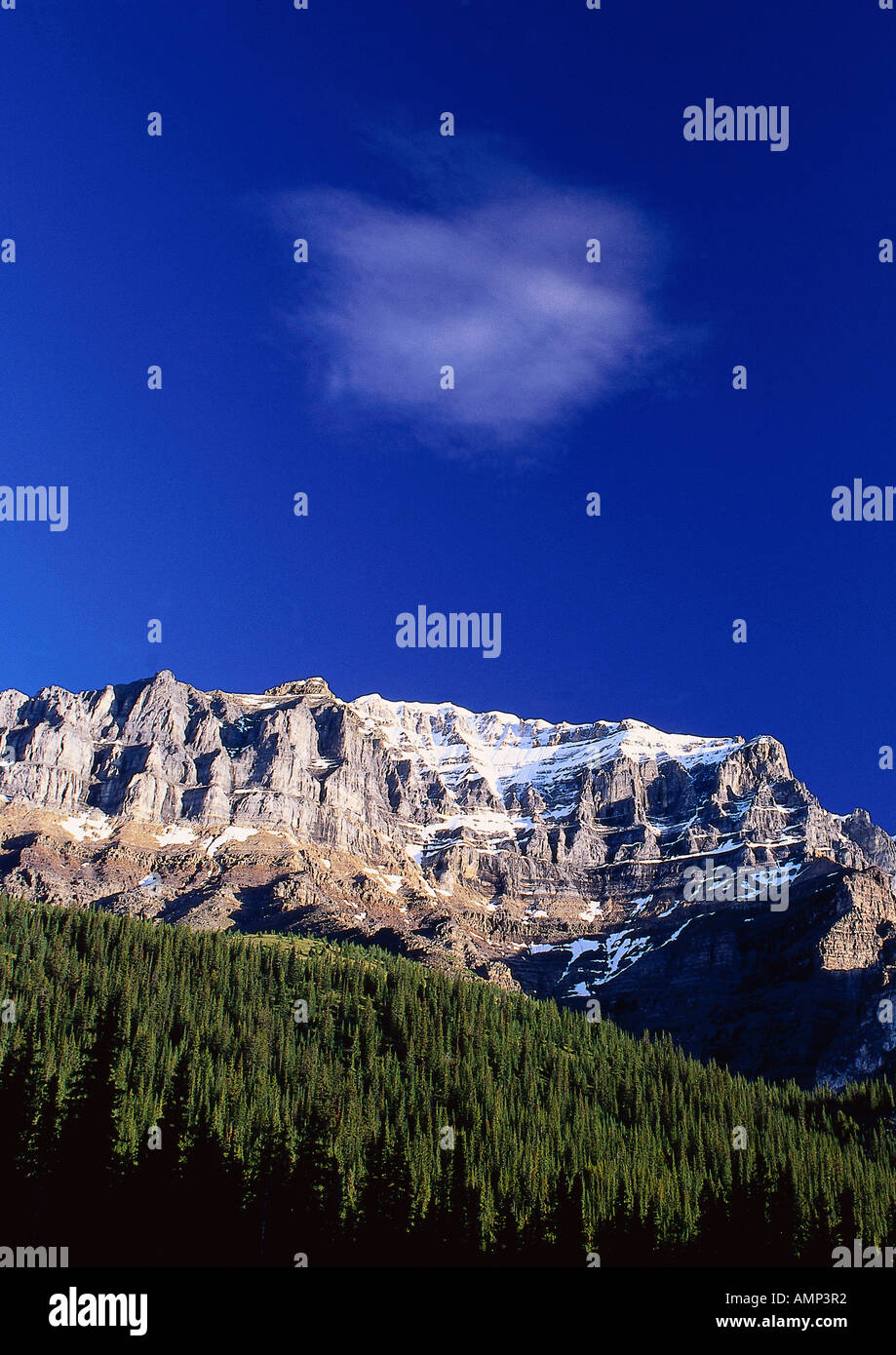 Mount Temple, Banff National Park, Alberta, Canada Stock Photo - Alamy