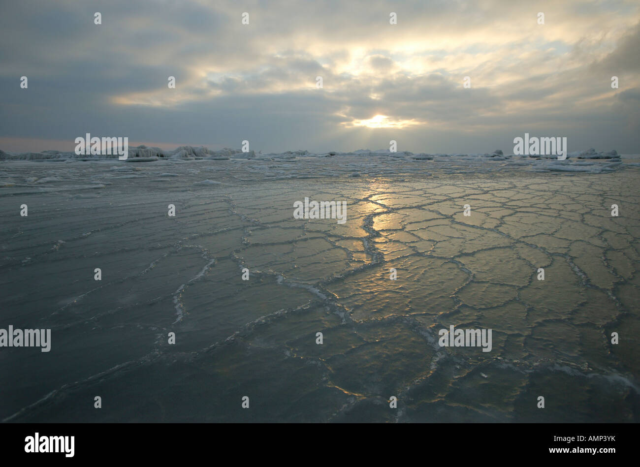 Frozen Baltic Sea near coast of Hiiumaa Stock Photo - Alamy