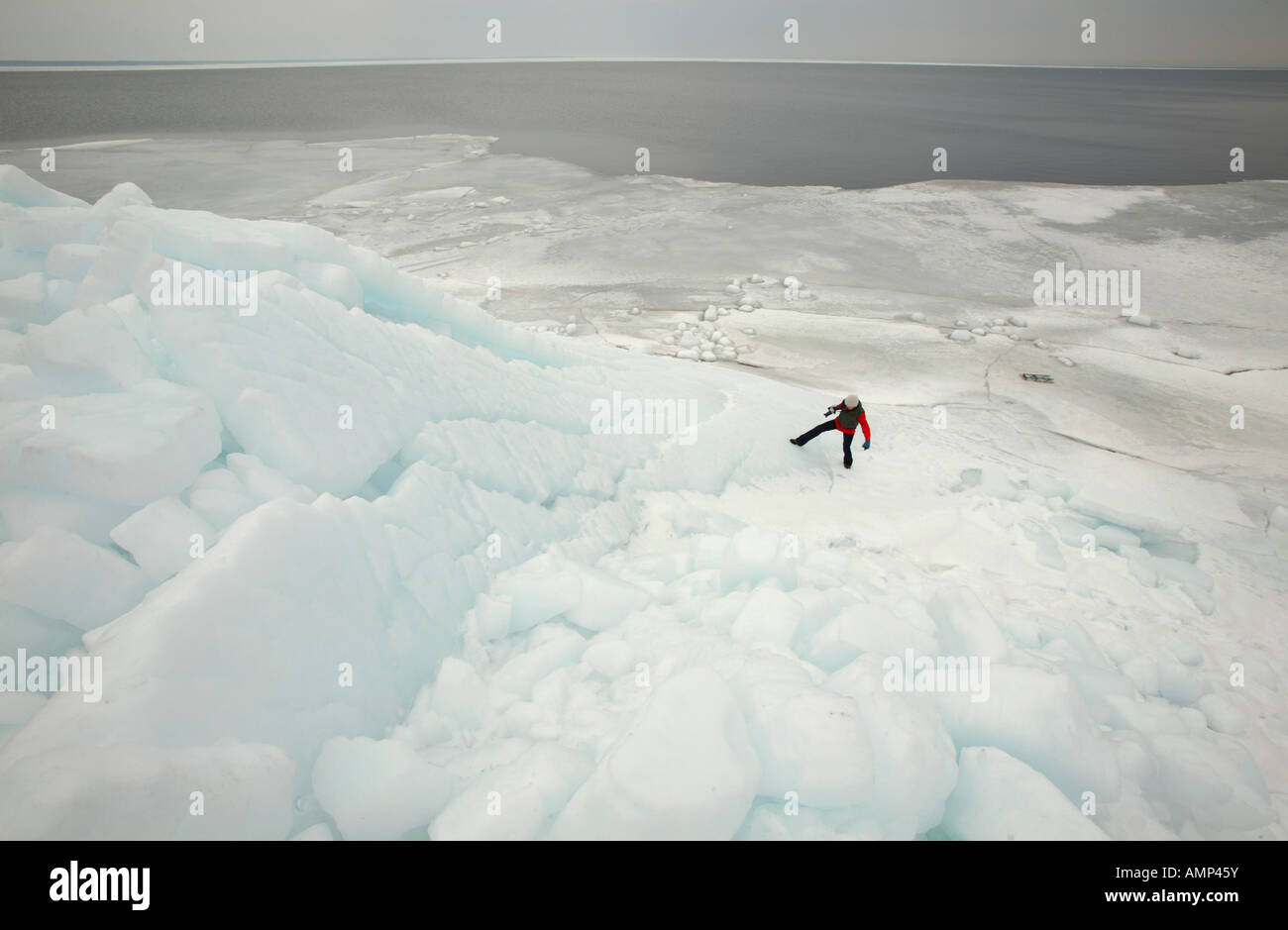 Ice hills in North Estonia Stock Photo - Alamy