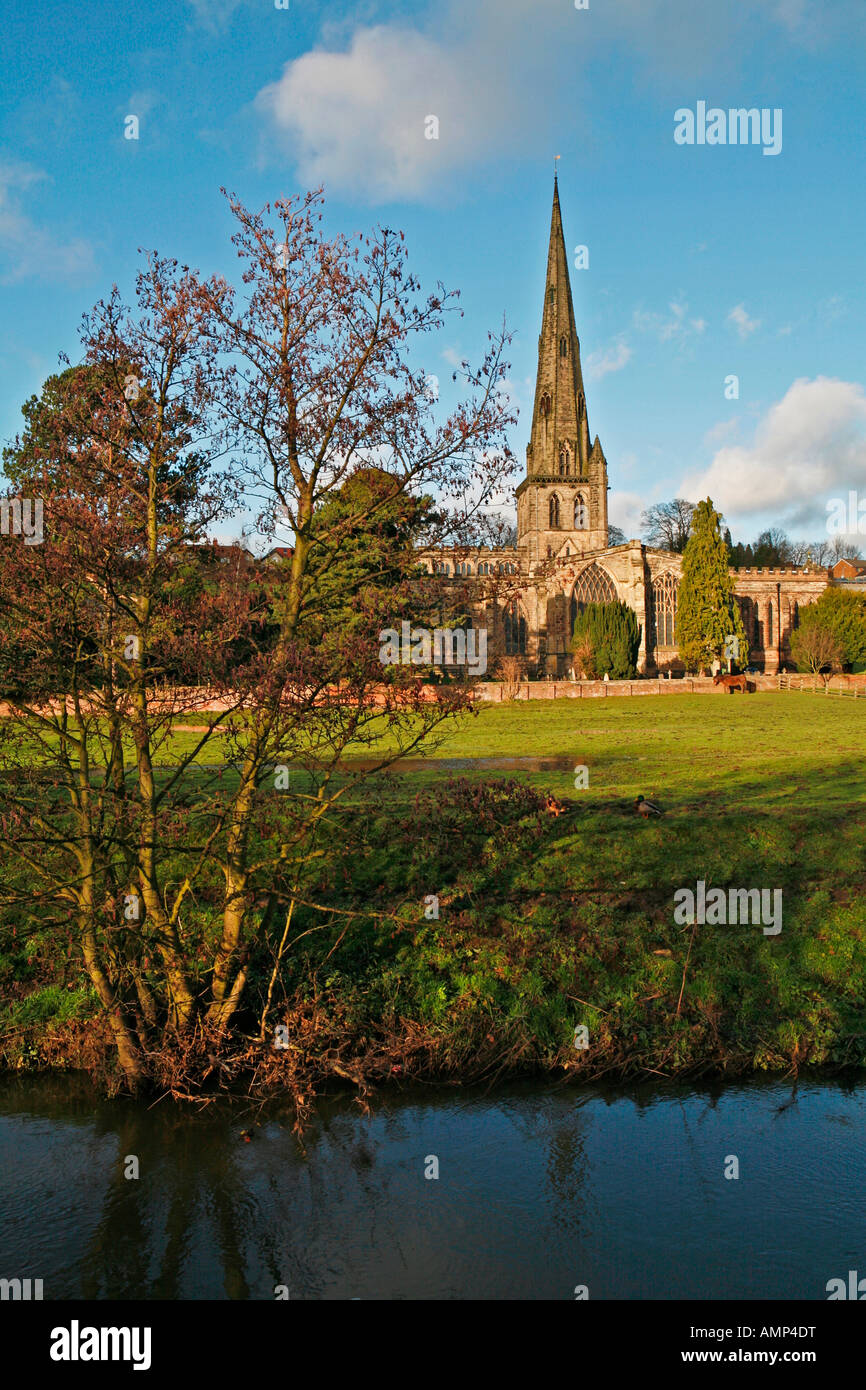 St Oswalds Church, Ashbourne, Derbyshire, England Stock Photo - Alamy