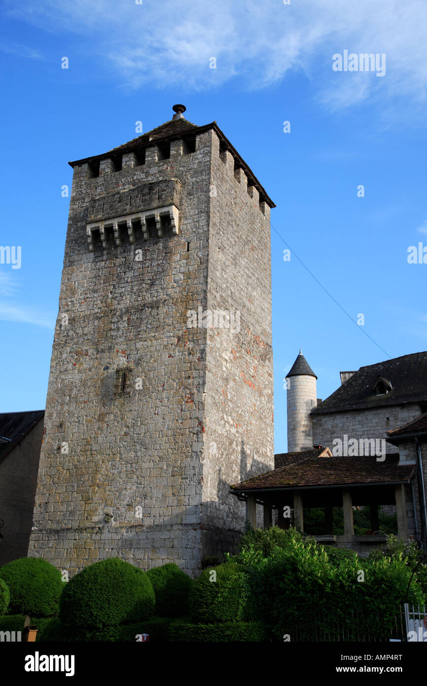 Watchtower at Martel Stock Photo - Alamy