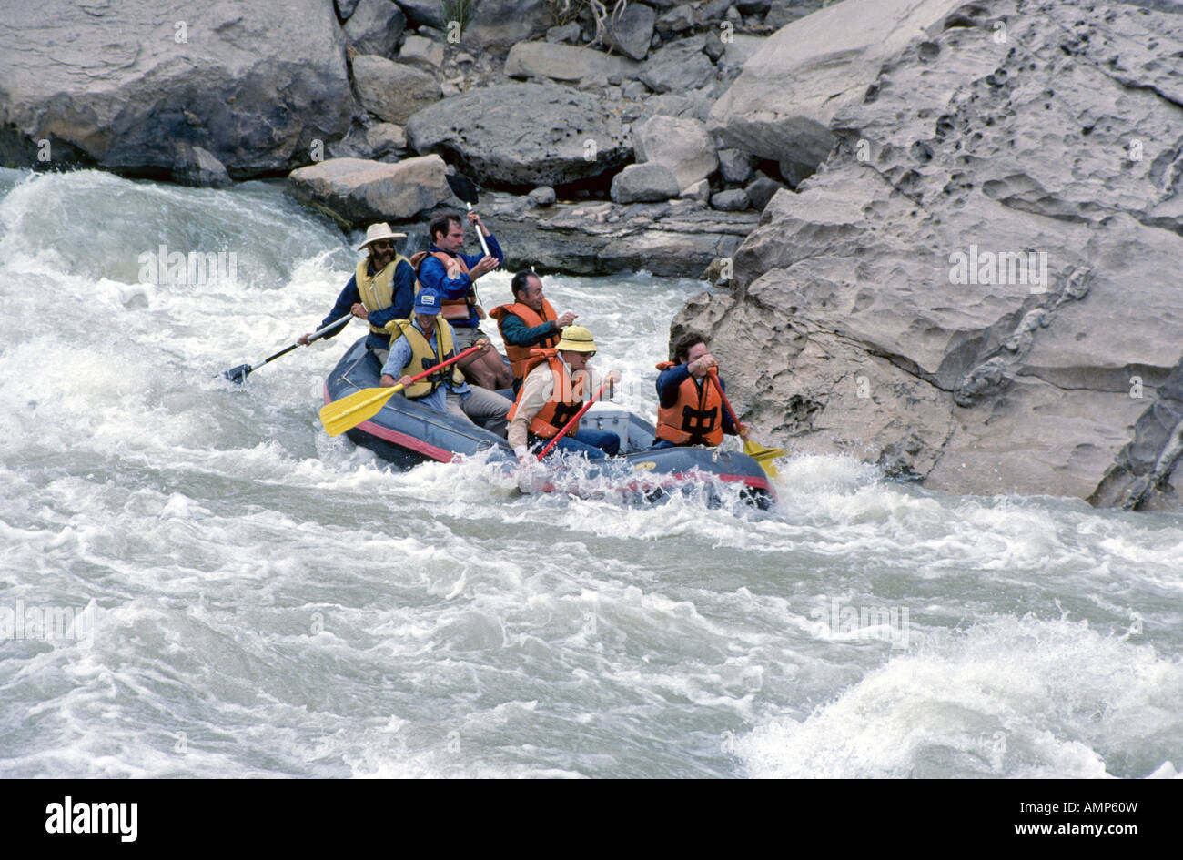 Grand canyon national park rafters hi-res stock photography and images ...