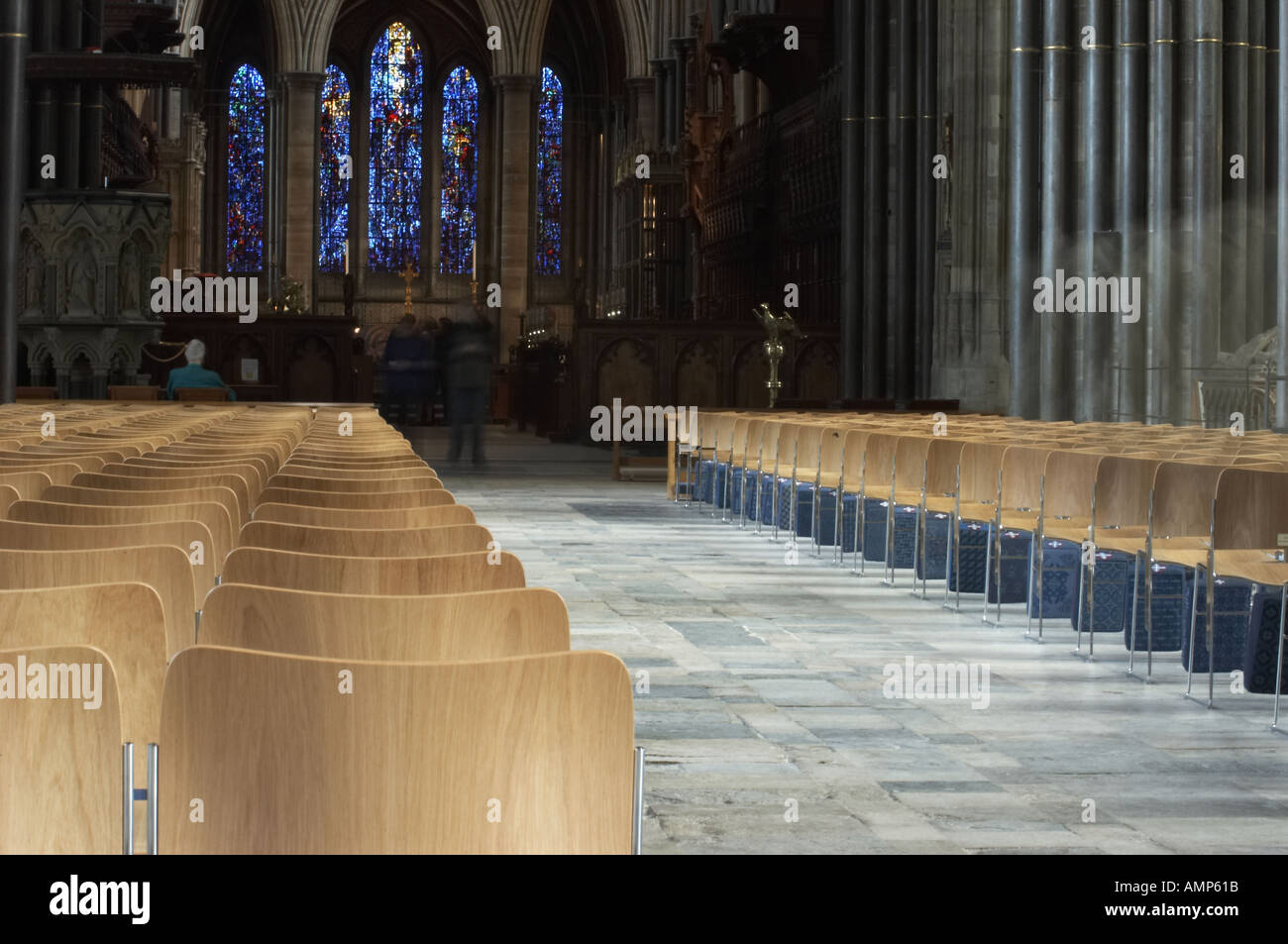 Inside Salisbury Cathedral Stock Photo - Alamy