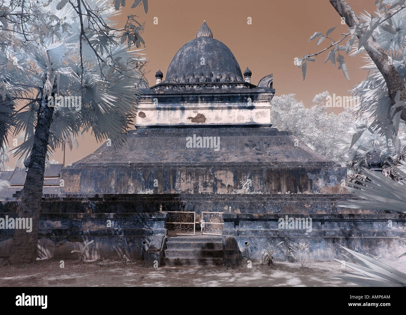 Laos infrared temples temple hi-res stock photography and images - Alamy