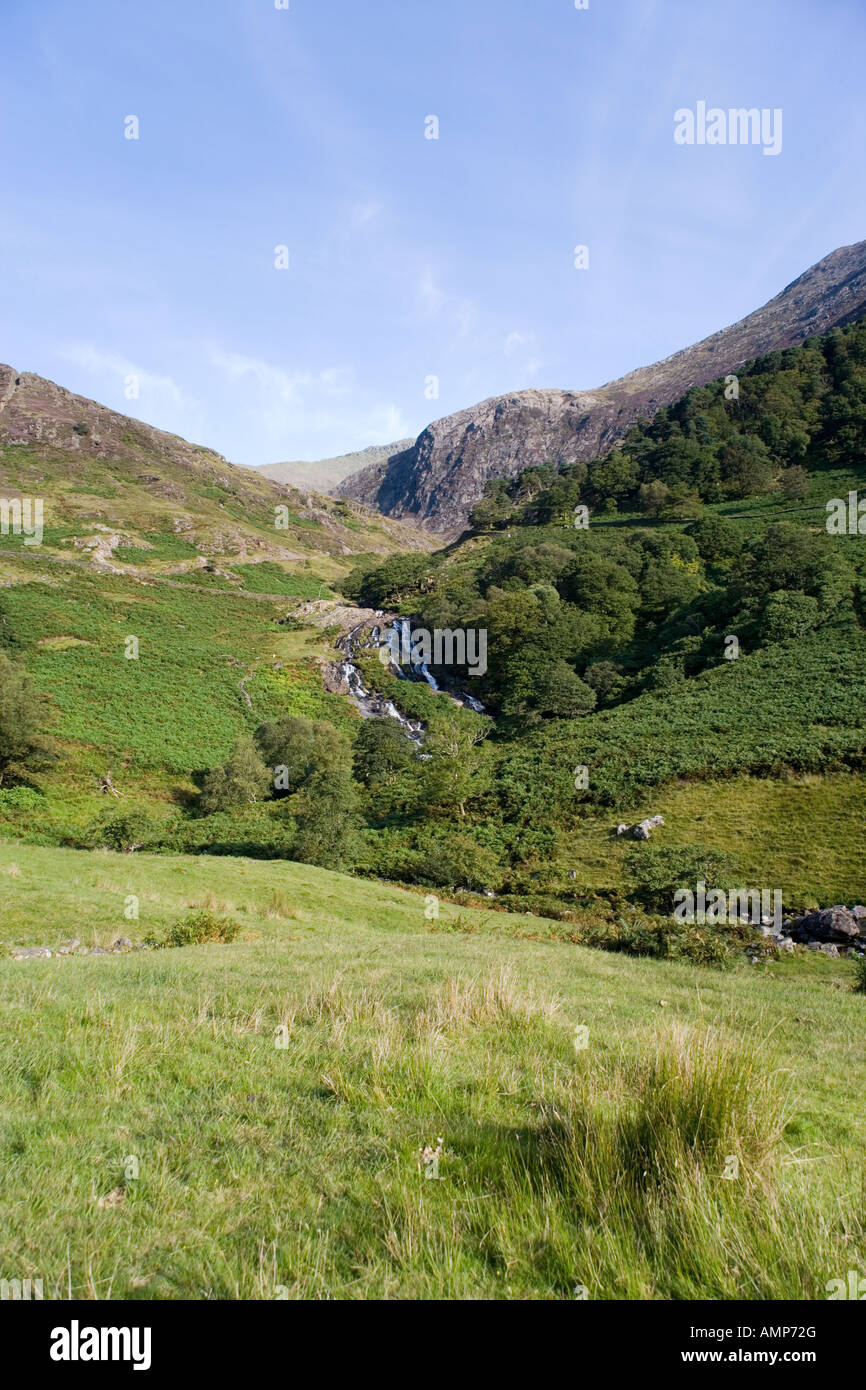 The Watkin Path up Mount Snowdon from just above Nant Gwynant ...