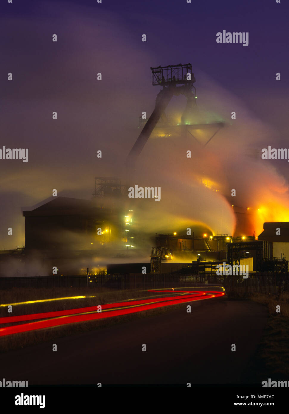 The Blast Furnace Corus Steel Works Redcar England Stock Photo - Alamy