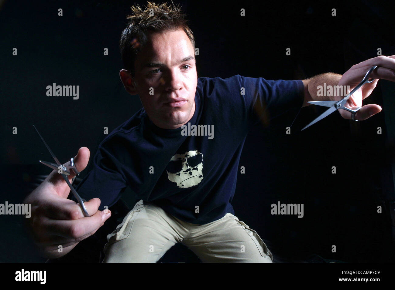 Kevin Elliott actor pictured during the filming of a short film written ...