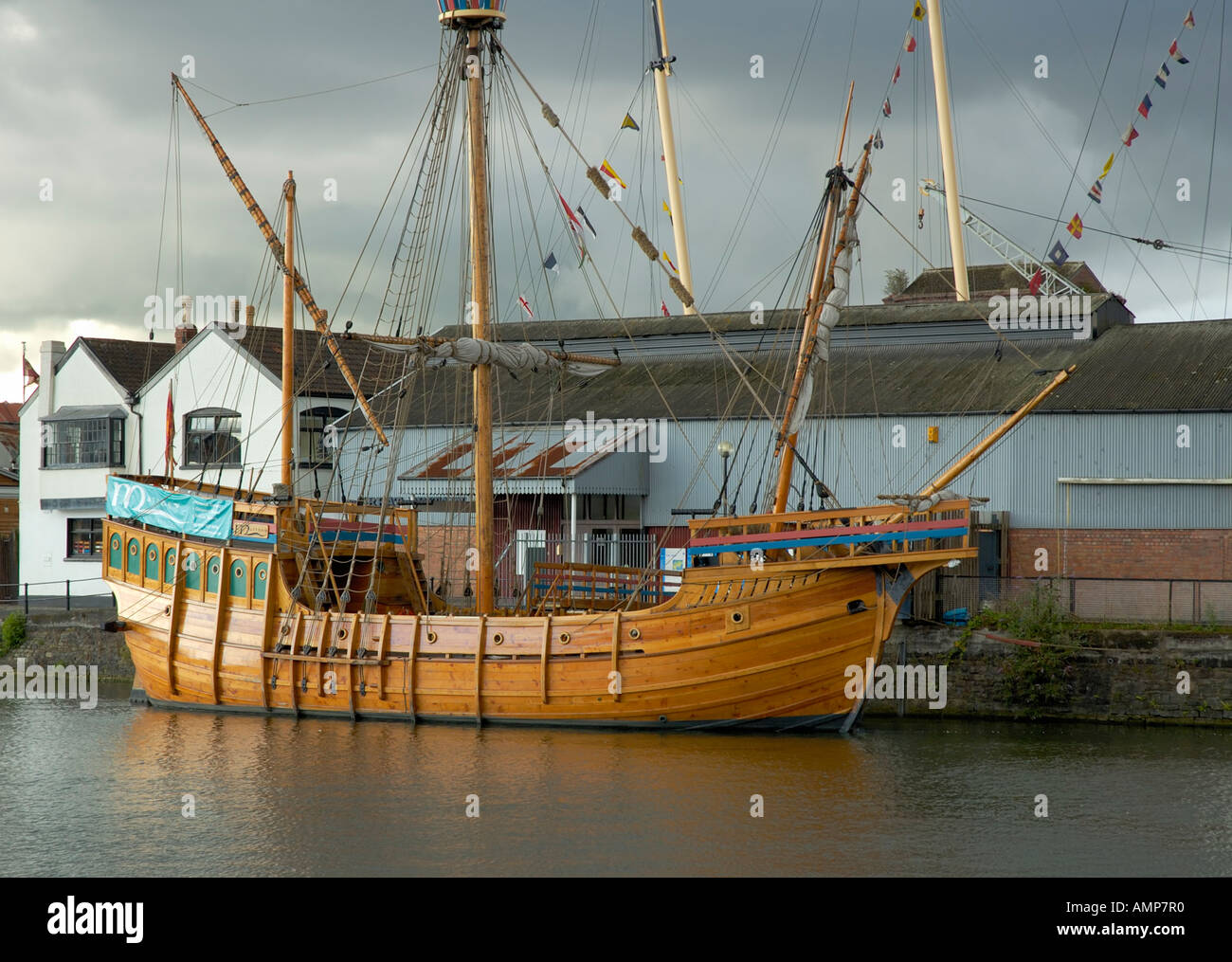 John Cabot's ship Matthew Bristol Docks Stock Photo - Alamy