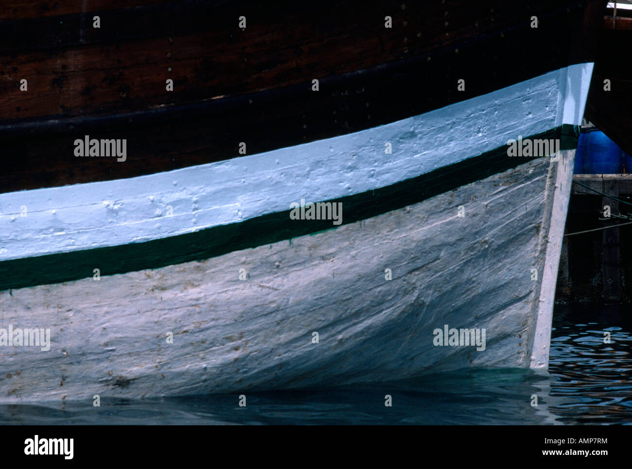Dubai UAE Close Up Of Dhow Stock Photo - Alamy