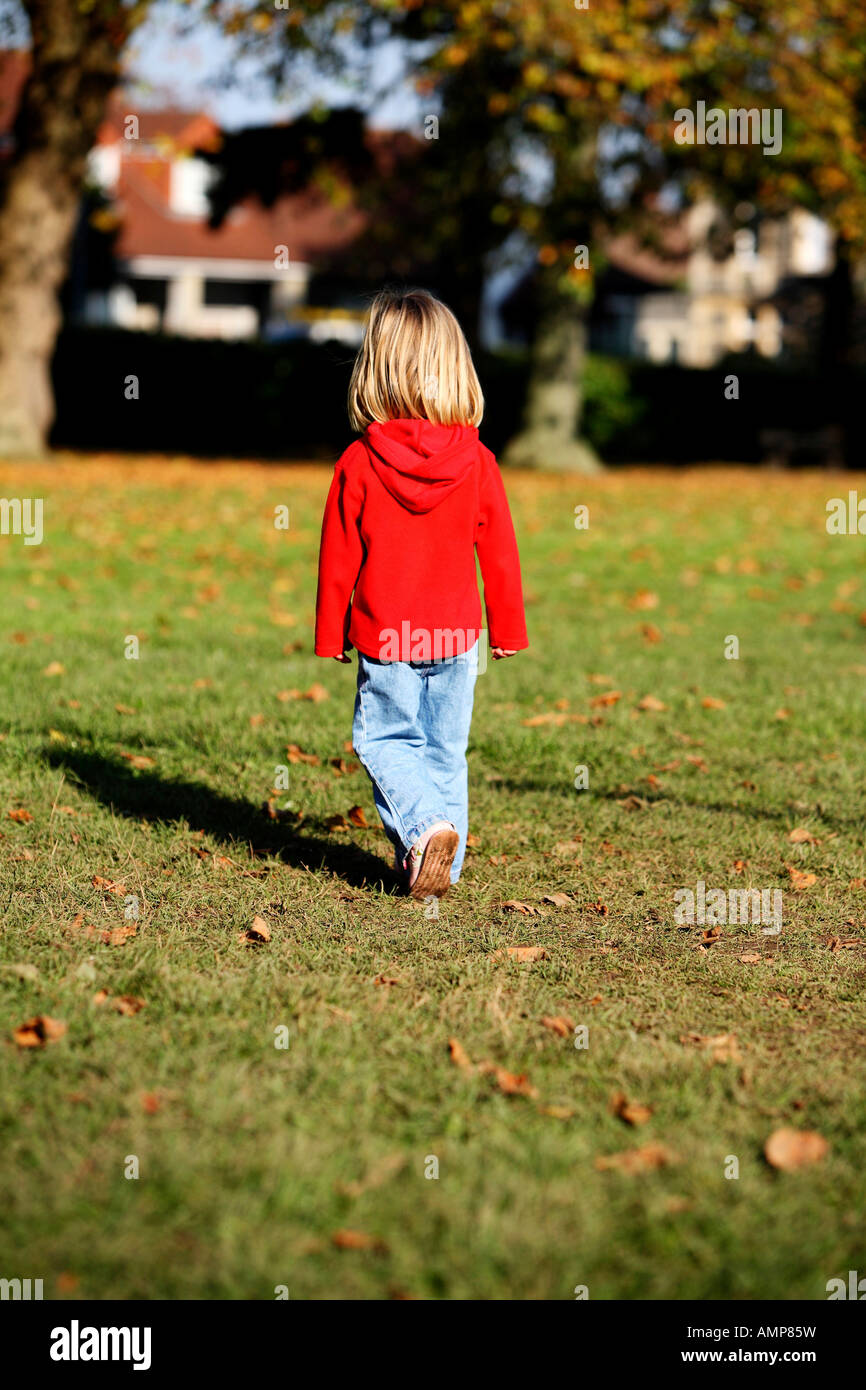 Little Girl Walking Away