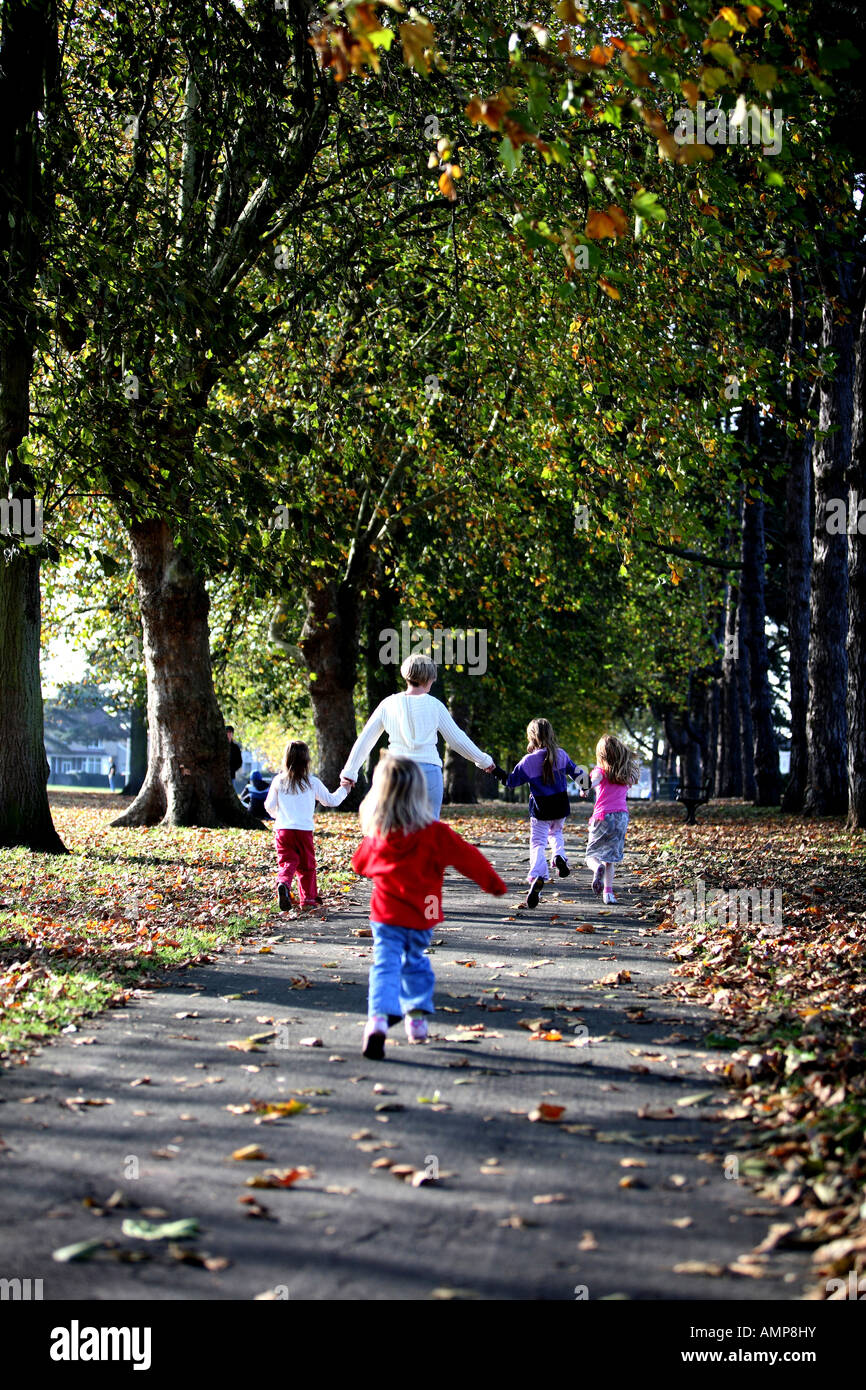 Kids running away hi-res stock photography and images - Alamy