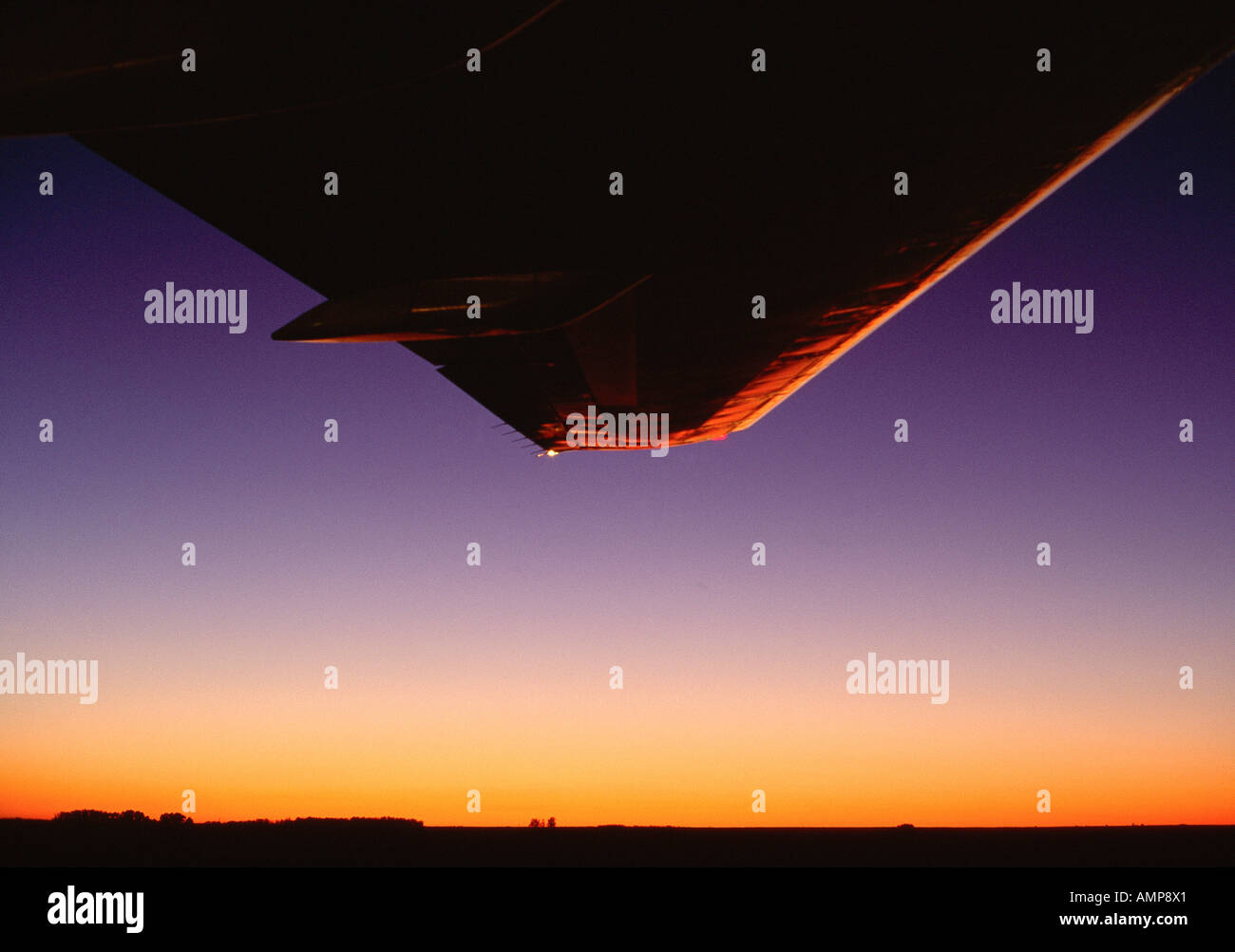 Airplane Wing Sunset High Resolution Stock Photography and Images - Alamy