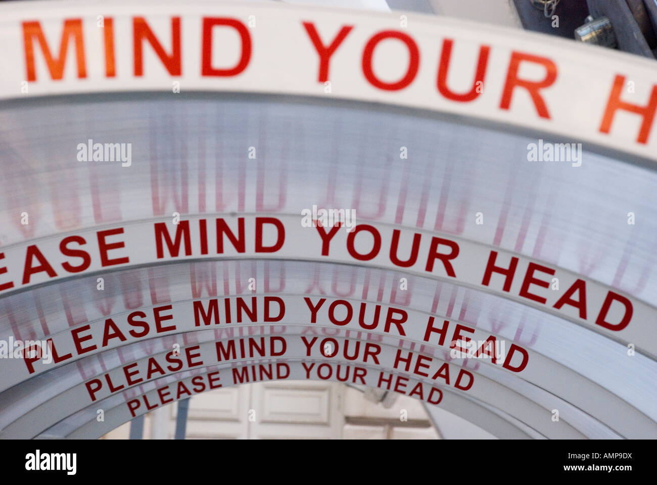 Please mind your head hi-res stock photography and images - Alamy