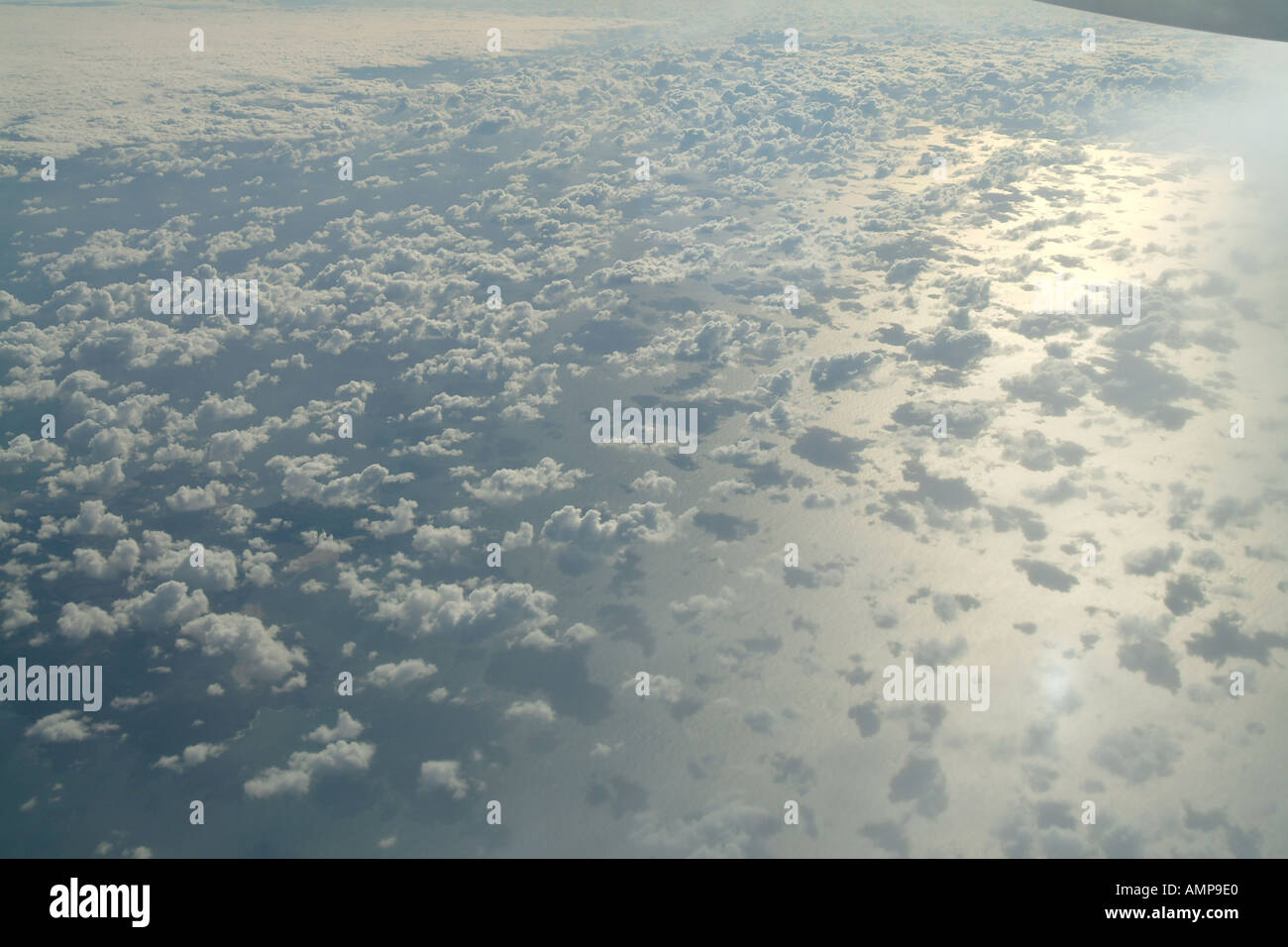 birds eye View from plane window Stock Photo - Alamy